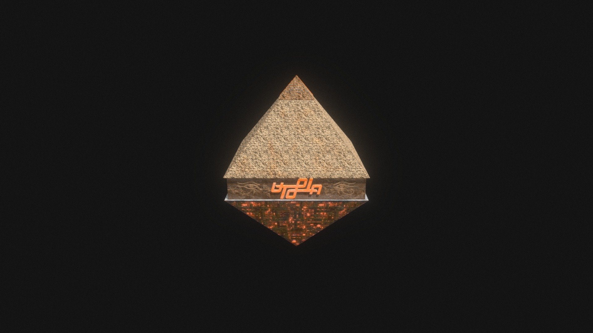 Utopia - Pyramid - 3D model by ProjectXIV [dc0921b] - Sketchfab