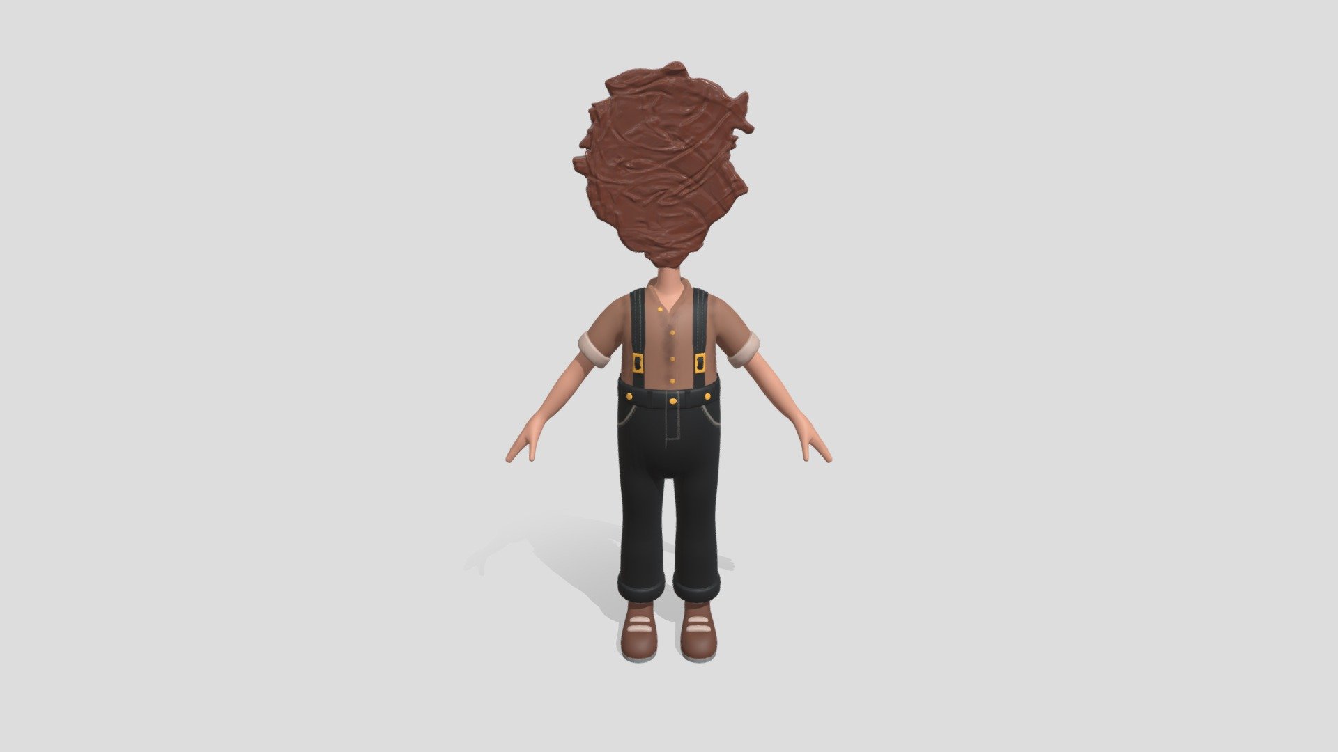 Choco_Mascote - 3D model by vhakshay [dc0a34a] - Sketchfab