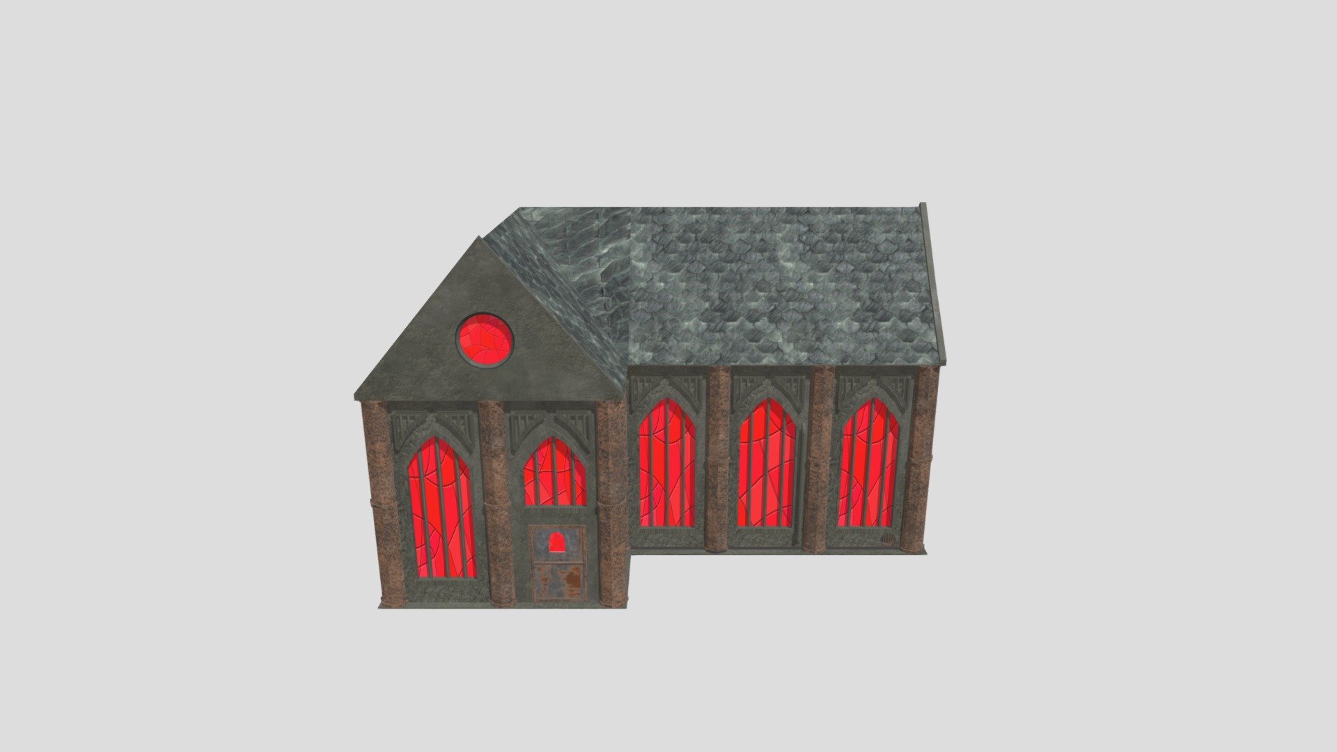 gothic house 3 - 3D model by nikotz [dc0b301] - Sketchfab