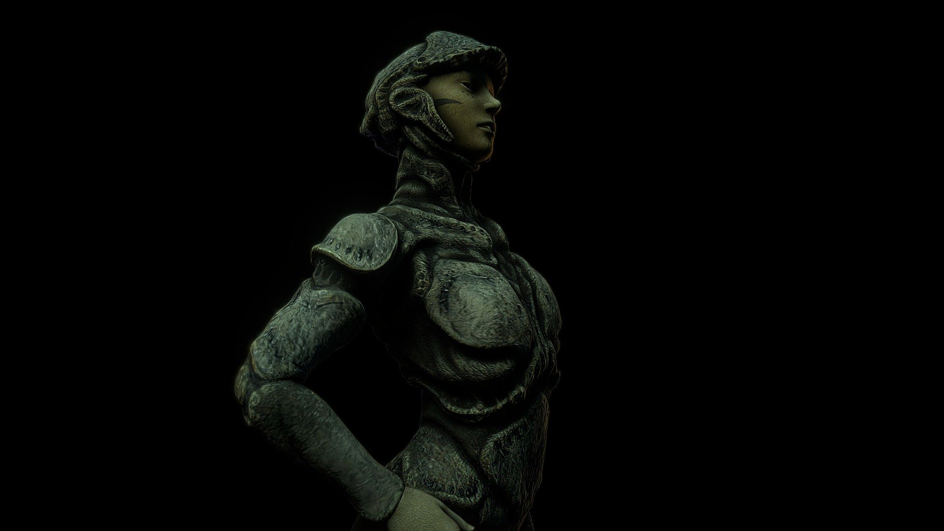 Chitinous Exoskeleton Armour - Download Free 3D model by Ploobert ...