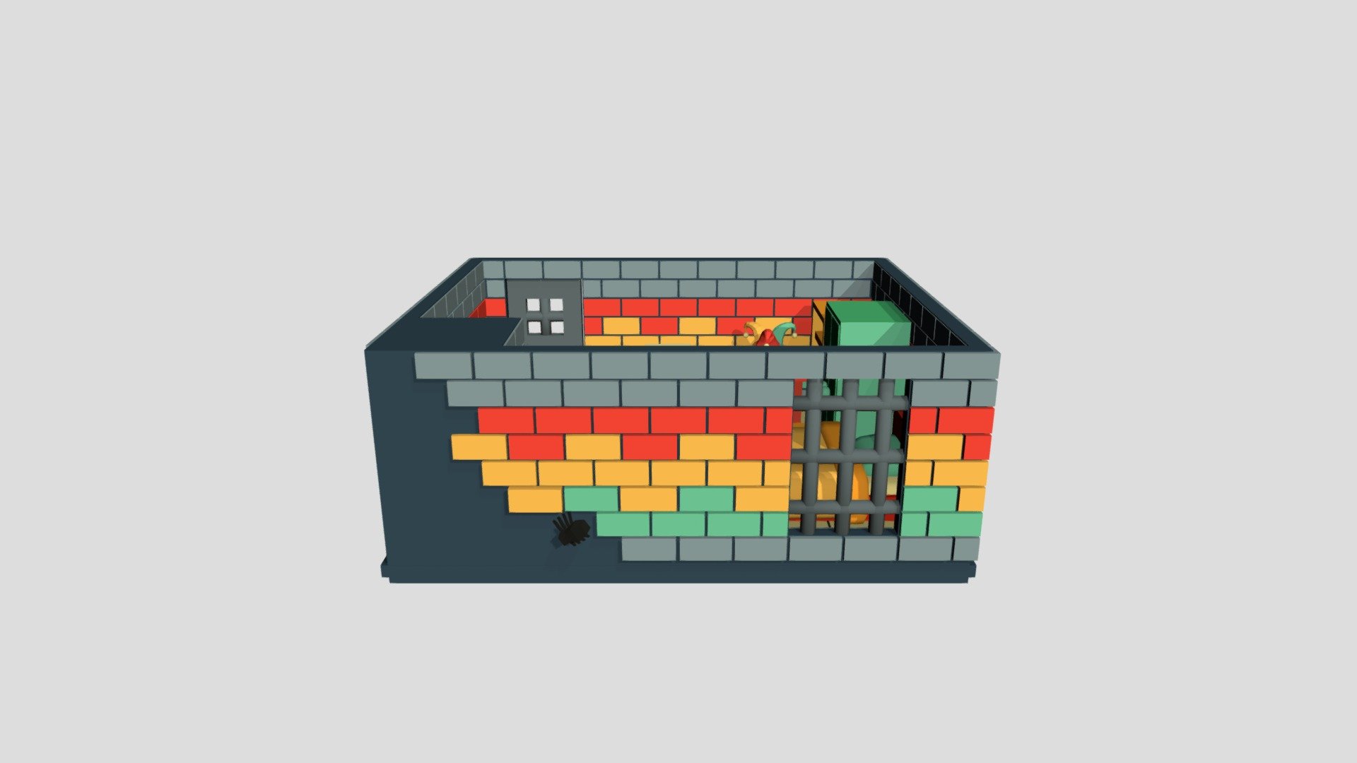 the jester's prison room - 3D model by KrispeBaykon [dc0e43f] - Sketchfab