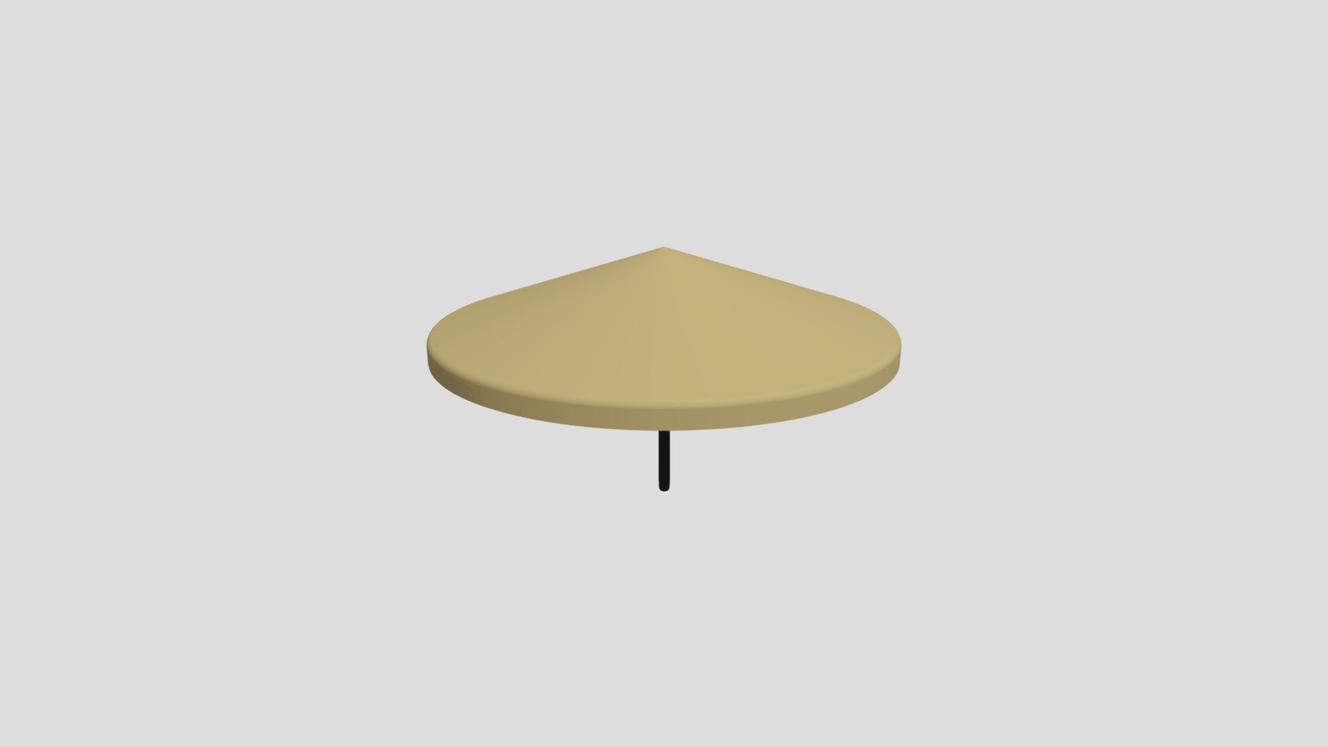 Single Column Umbrella -Curve Valance Design - Download Free 3D model ...