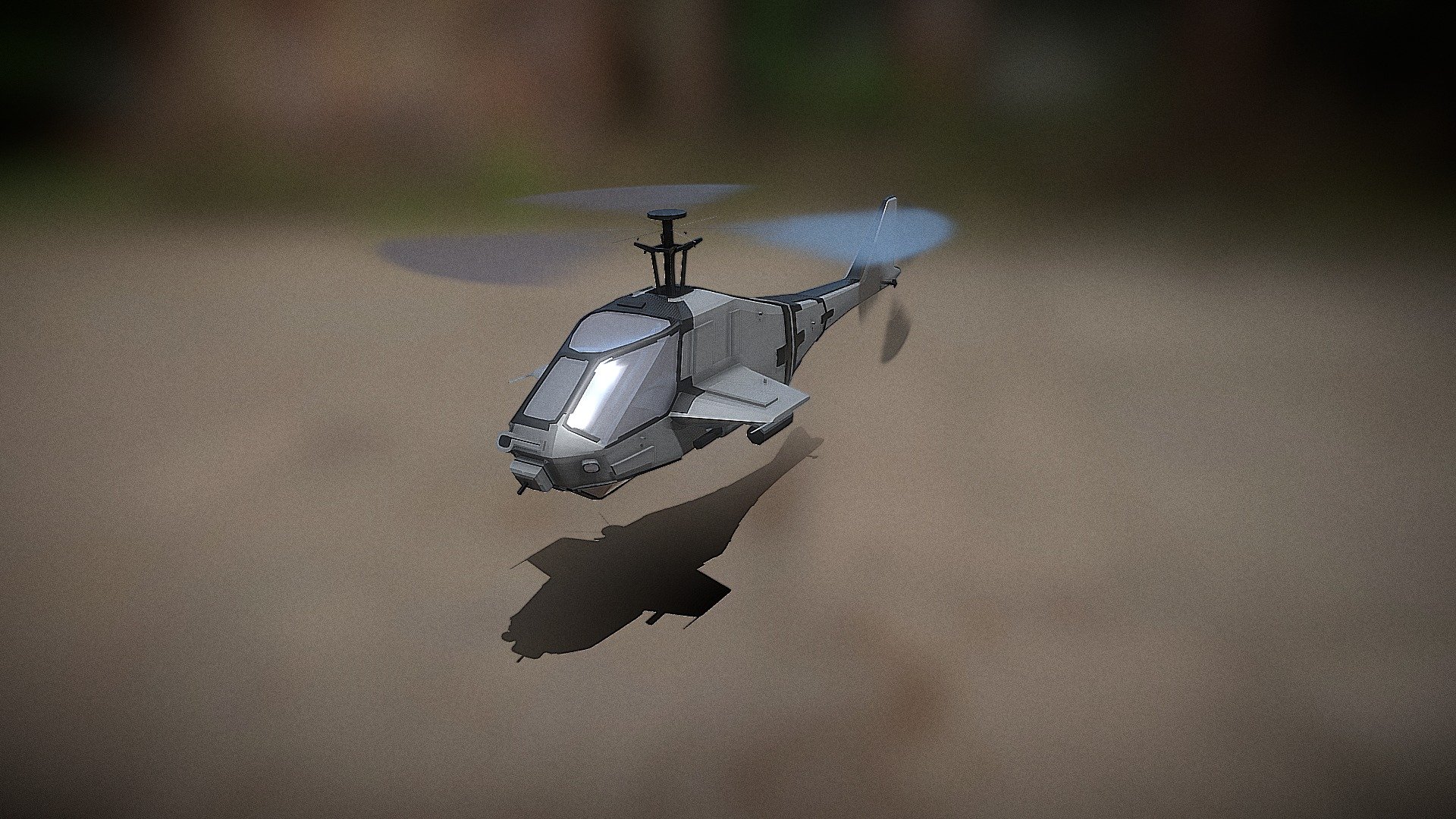 Attack Helicopter Lowpoly - idle animated - Buy Royalty Free 3D model ...