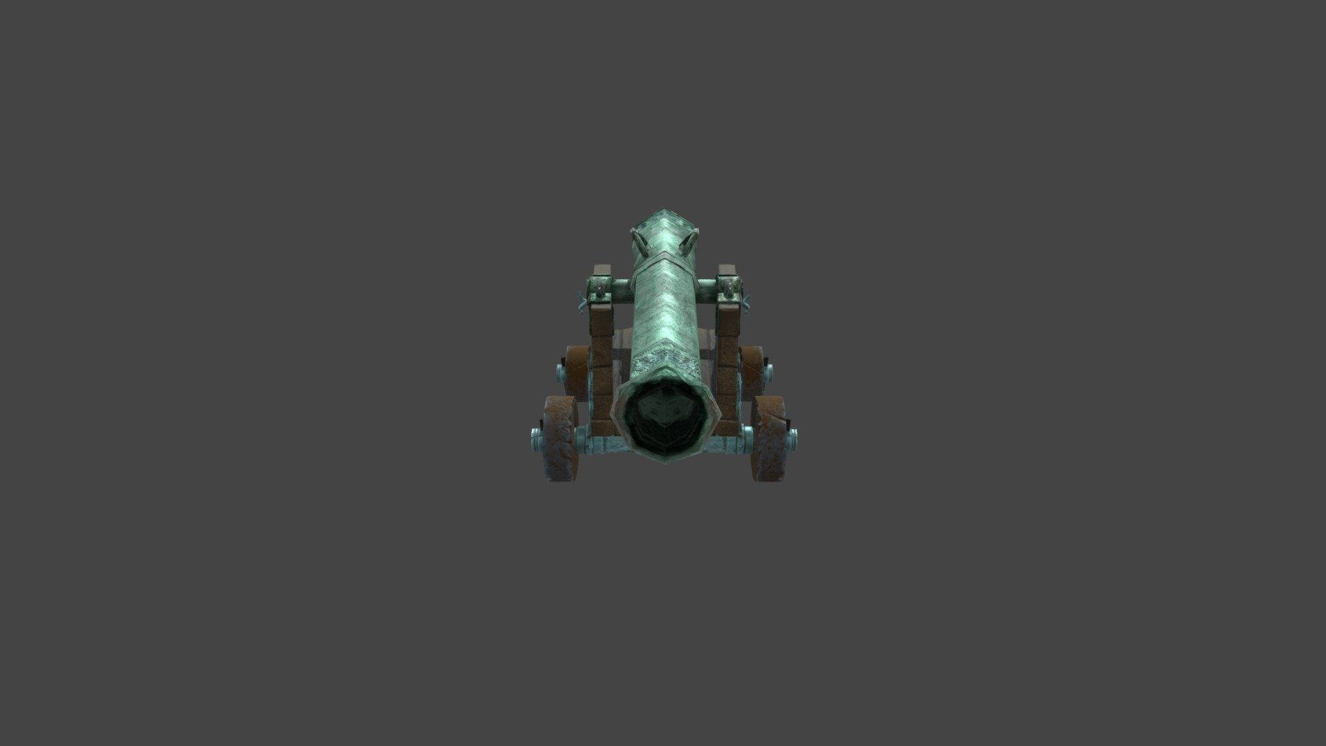 WIP Low-Poly Cannon - 3D model by Kris Zecevic (@kriszecevic) [dc10f18 ...