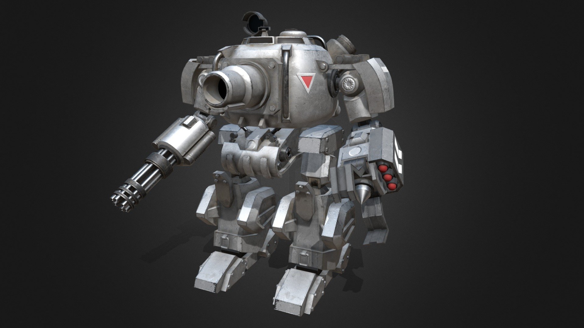 Super Vehicle Walker Type 001 "SLUG GUNNER" - 3D model by Ricto ...