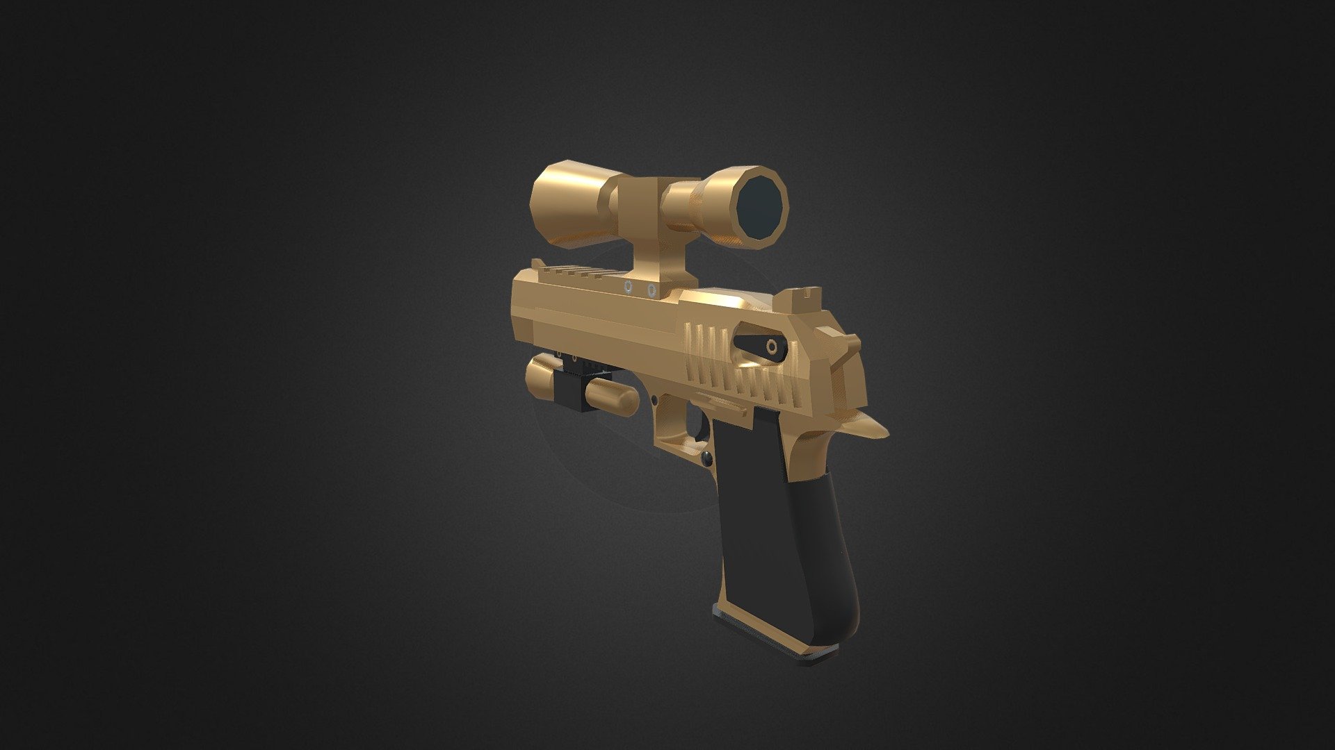 Weapone Magnum LowPoly Gun Game Asset vol.2 - 3D model by eretichable ...