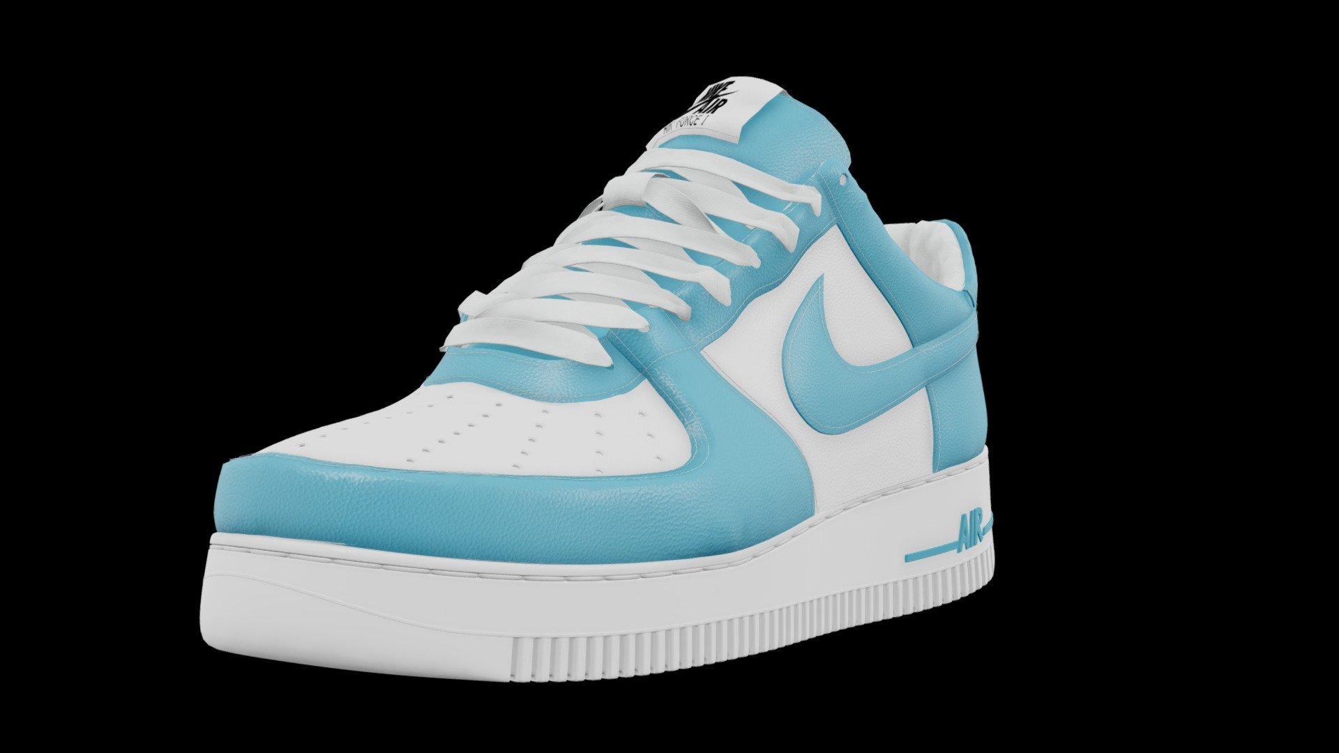 Nike Air force 1 - Download Free 3D model by freemen (@lox148822847 ...