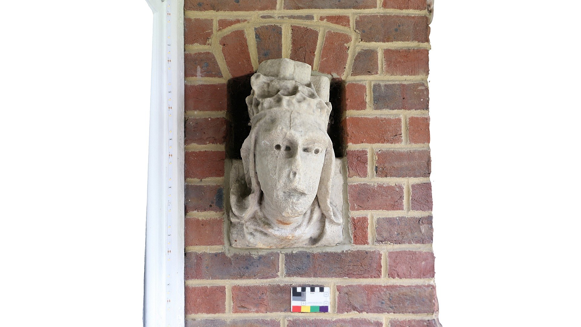 Reused queen label stop fragment - 3D model by Rochester Cathedral ...