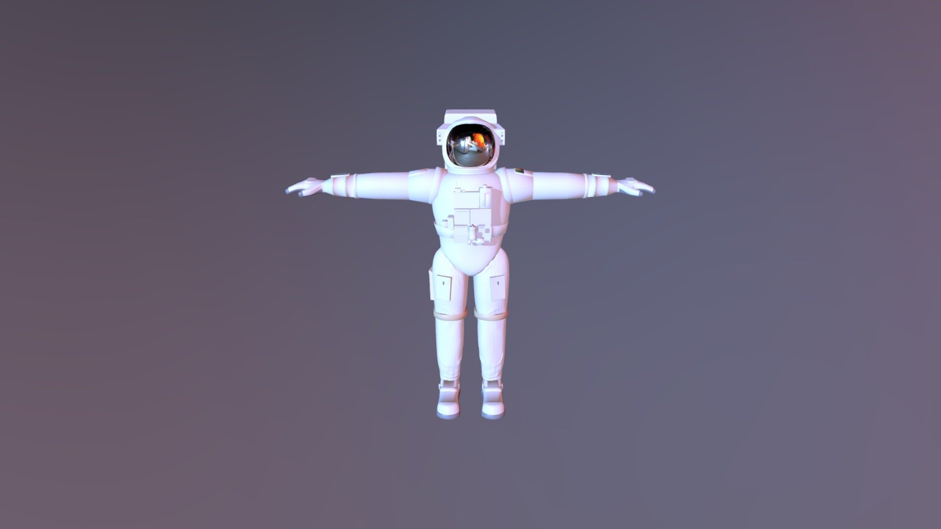 Astronaut - 3D model by chathurangaten [dc1429e] - Sketchfab