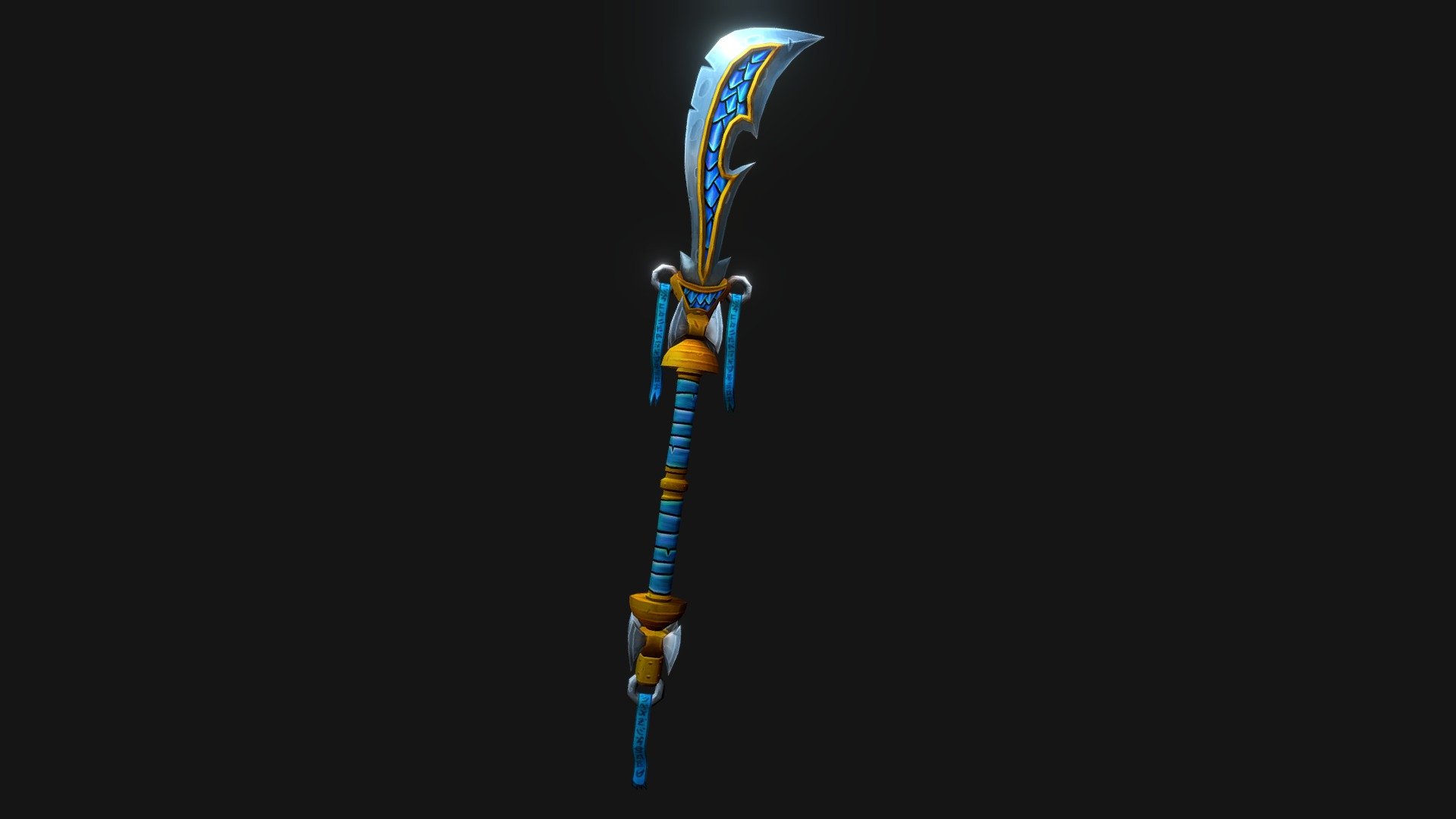 World Of Weaponcraft - DragonScale War Glaive - Download Free 3D model ...