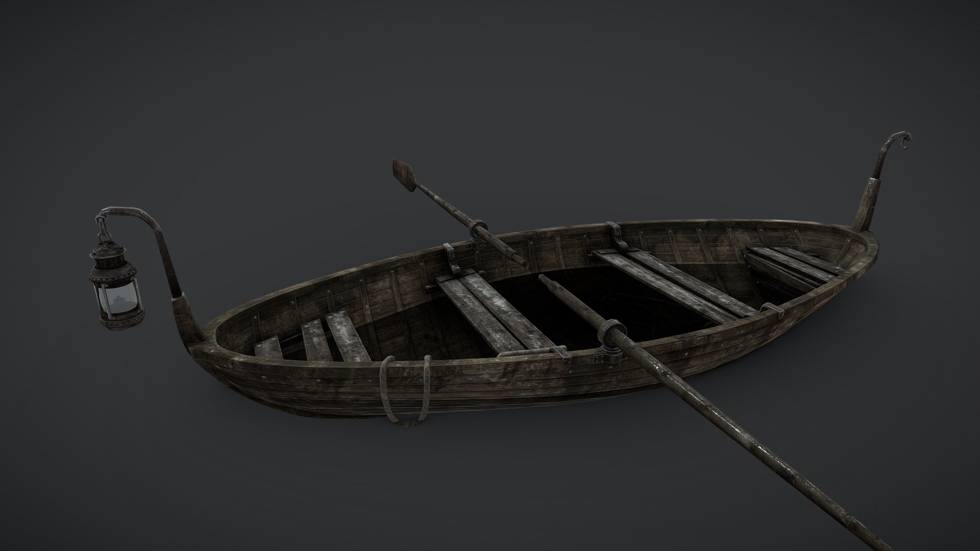⭐ Rowboat - Wolf. Old Blood - Download Free 3D model by Nazar Okruzhko ...