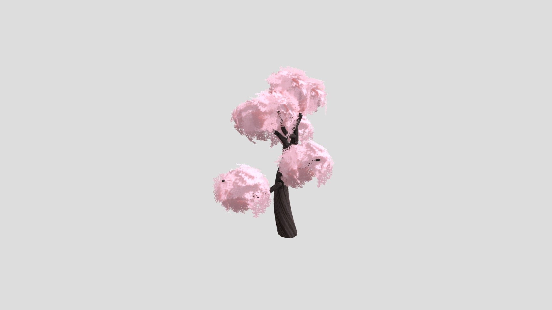 Stylized cherry tree (one) - Download Free 3D model by Marco Onori ...