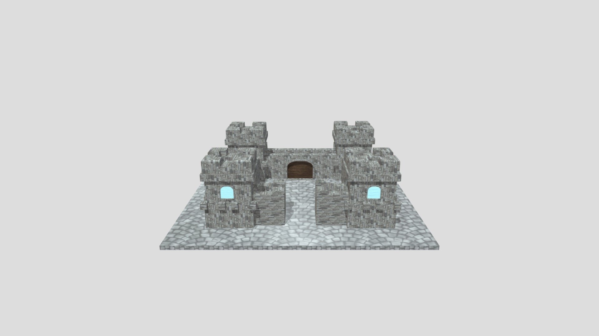 RTS Building - Human Barracks / Castle - 3D model by ahmetcaya [dc17bcc ...