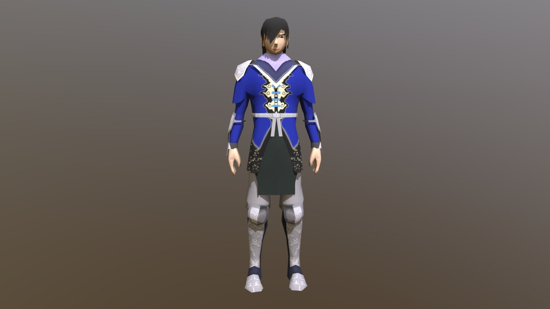 Cao Pi Chinese Dynasty Character - 3D model by Krishna Attiappan ...