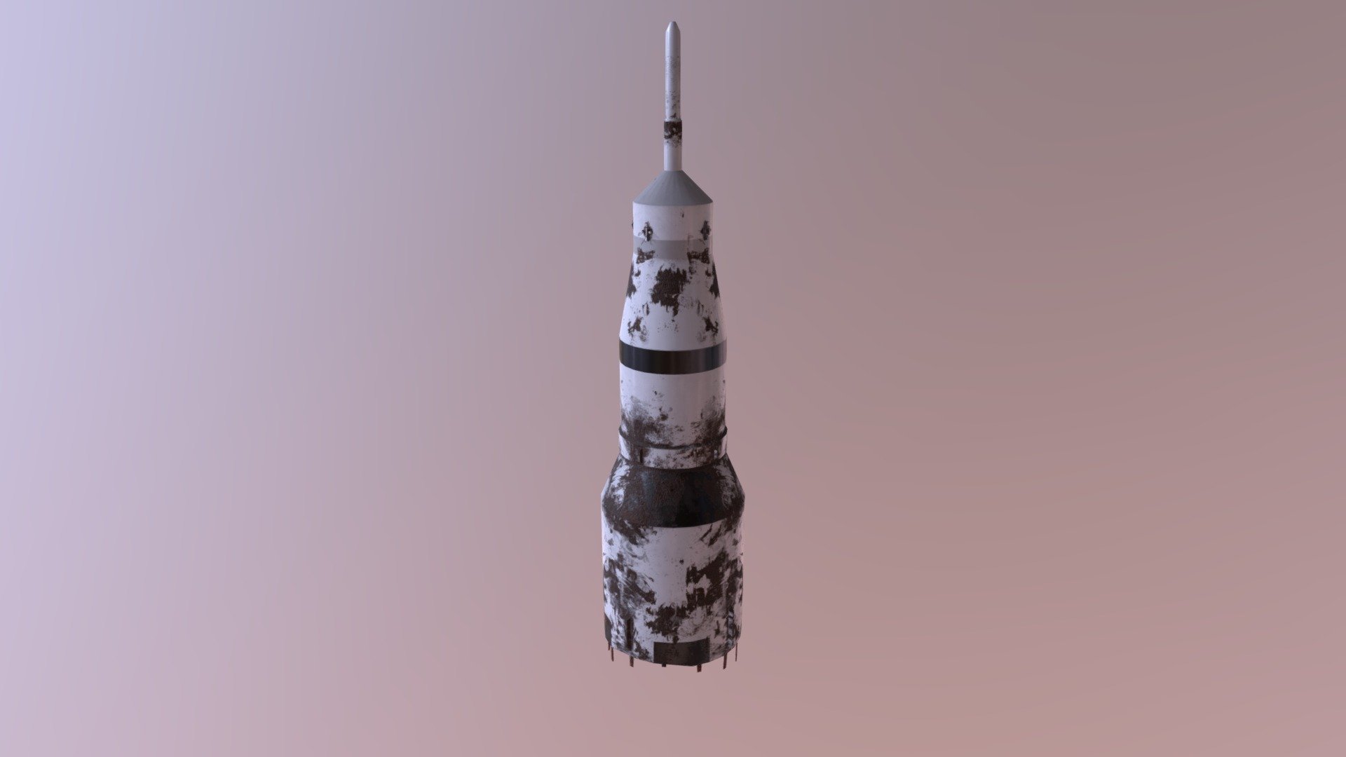 Saturn V Broken Rocket - 3D model by Mated32 [dc19528] - Sketchfab
