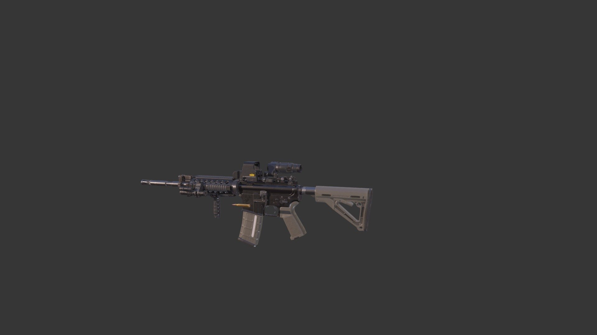 M4 Carbine - 3D model by 3Diana [dc19b23] - Sketchfab