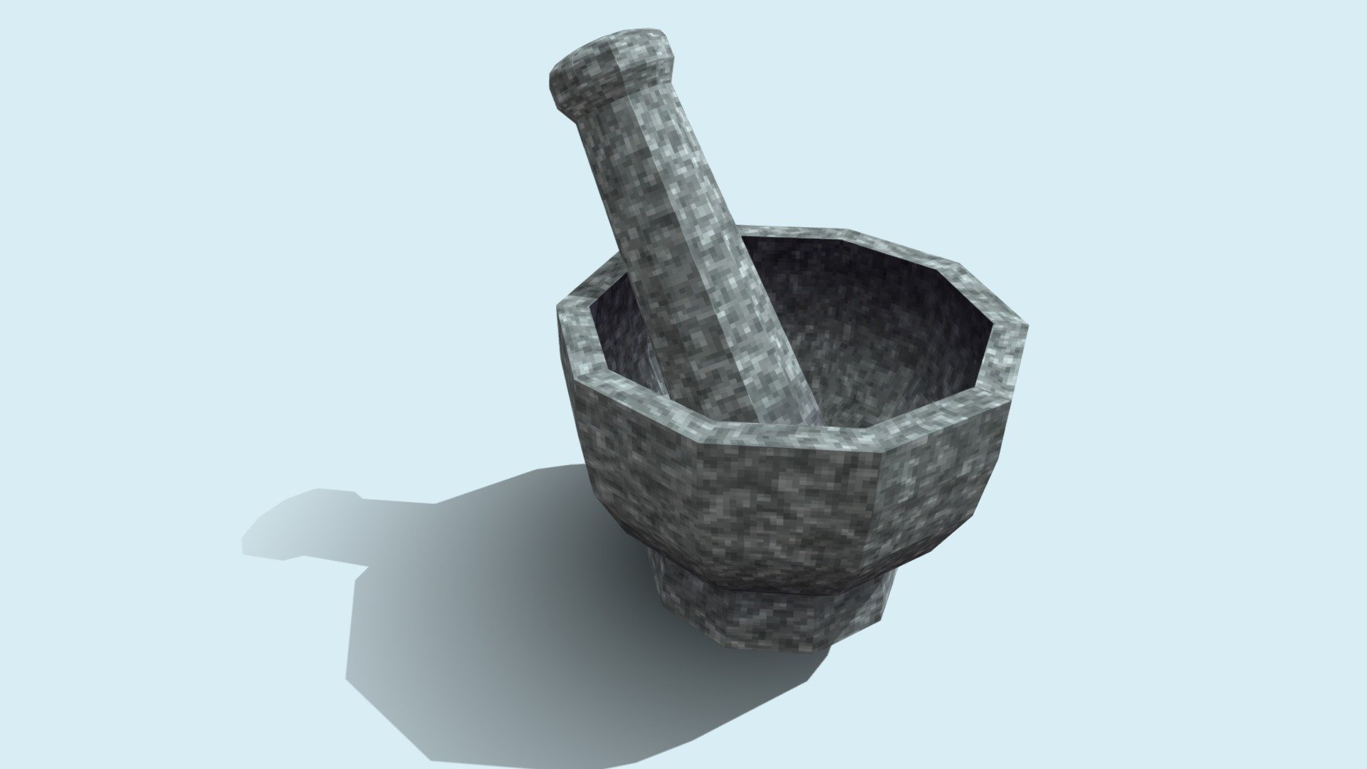 Mortar And Pestle - Download Free 3D model by mini_cooper [dc1ba8a ...