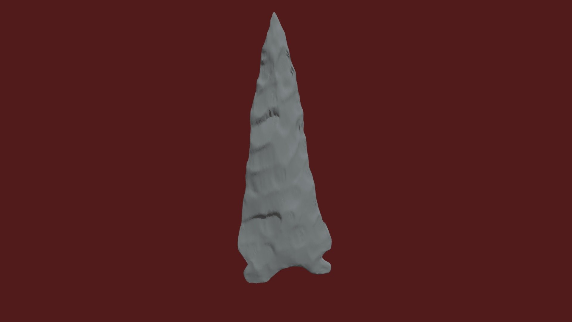 Elko Eared Projectile Point - Great Basin USA - 3D model by Heritage 3D ...