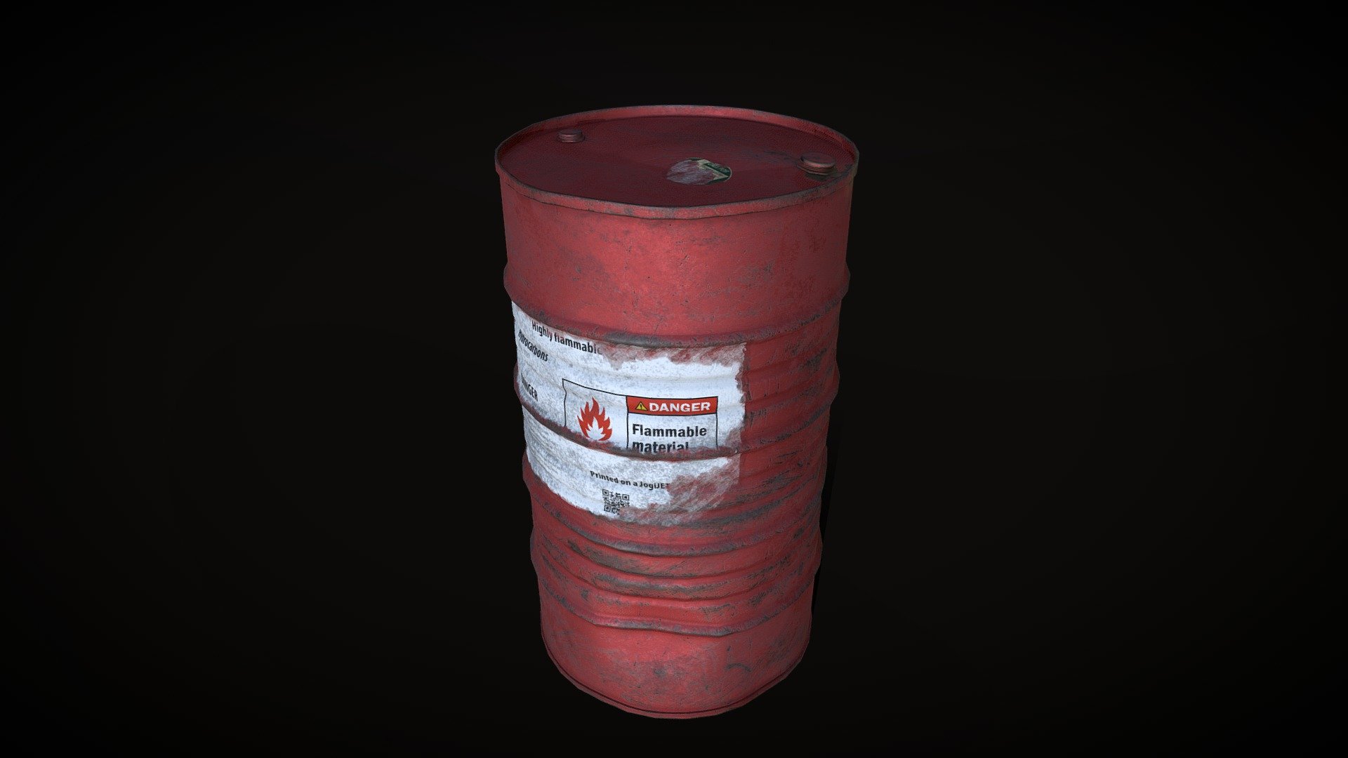 Low Poly Oil Barrel - PBR, Game-Ready Asset - Buy Royalty Free 3D model ...