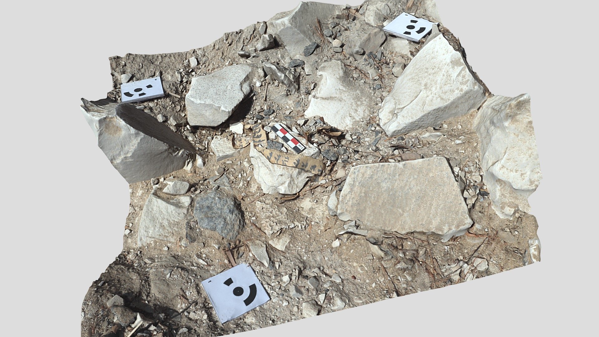Fragment of Papyrus in situ - 3D model by Institut d'égyptologie de ...
