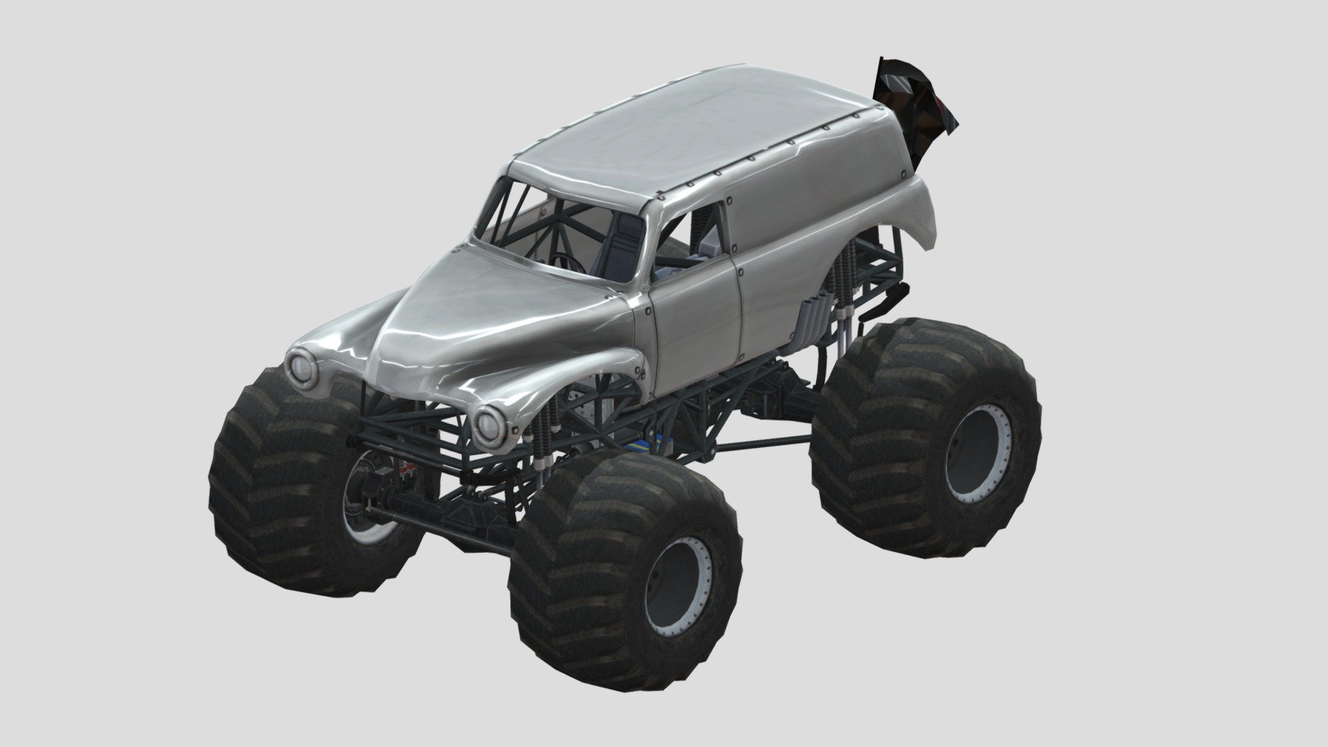 Gravedigger (Monster truck base) - Download Free 3D model by ...