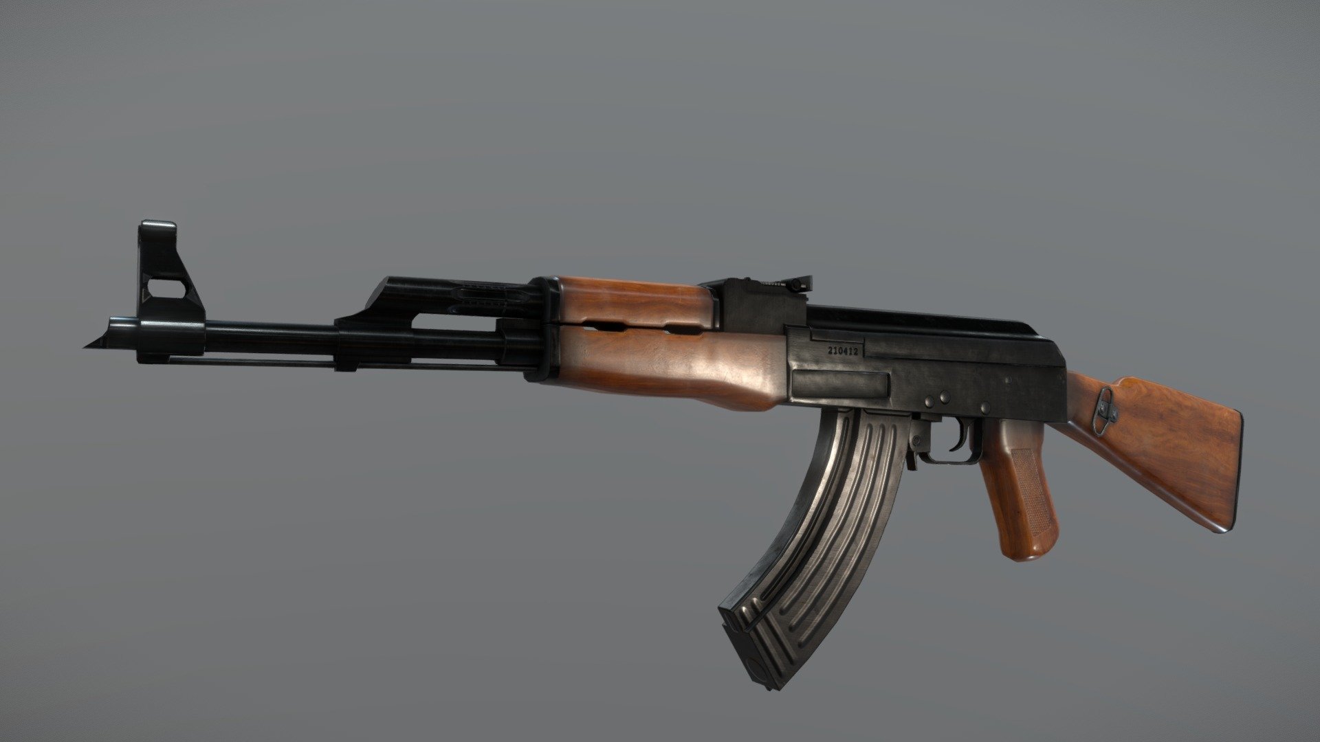 AK-47 Rifle - 3D model by Alvara [dc1d5f0] - Sketchfab