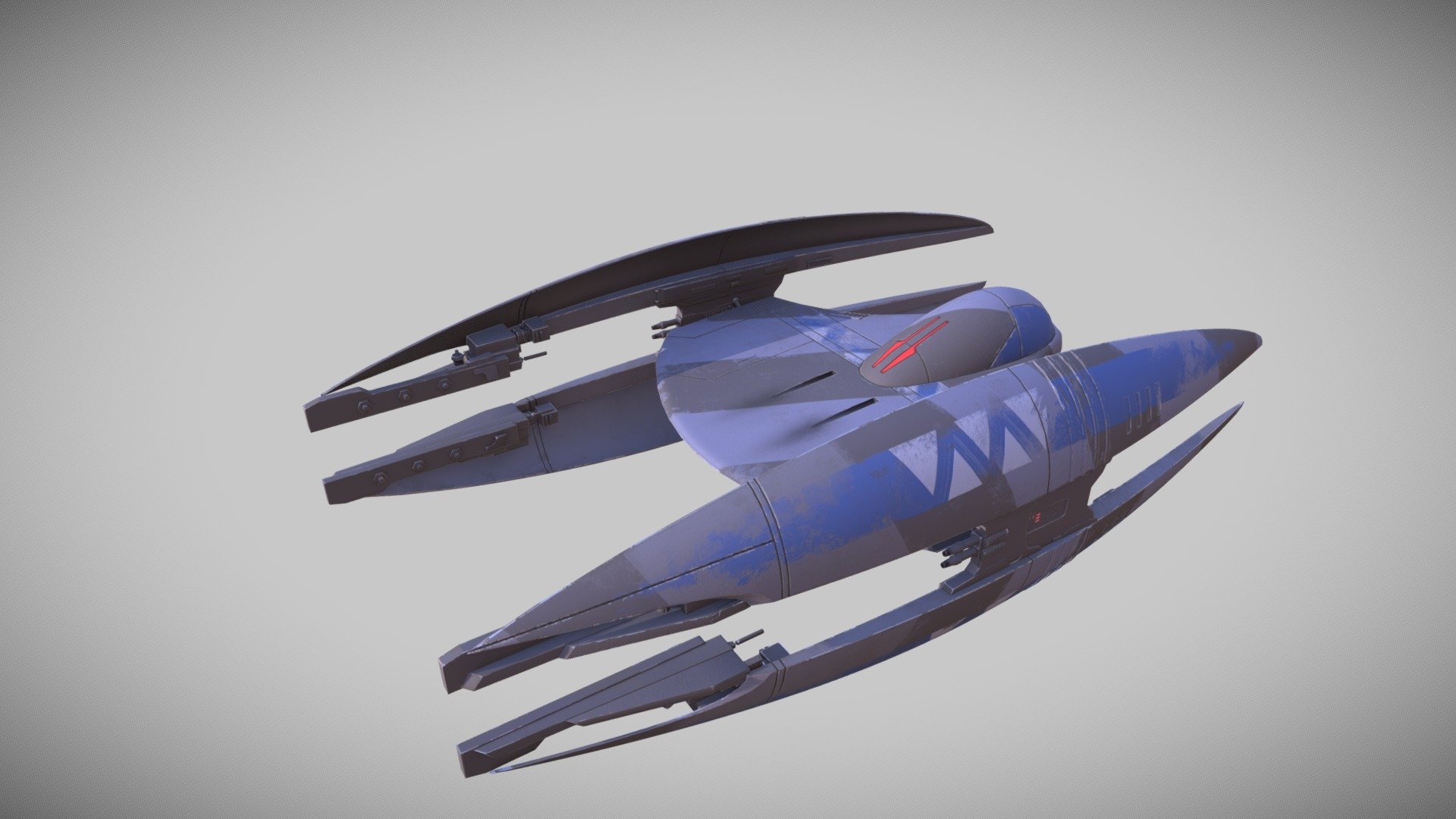 Vulture Droid - 3D model by Kirill F (@Kirill_F) [dc1eded] - Sketchfab