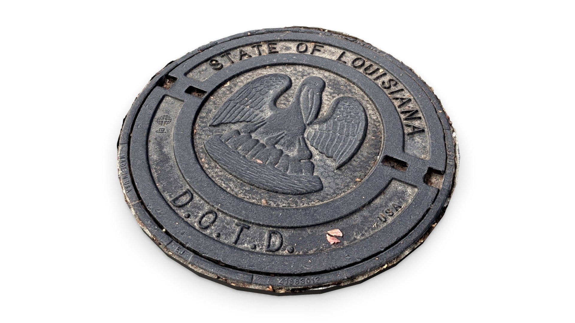 Manhole Cover | New Orleans - Download Free 3D model by Abby Crawford ...