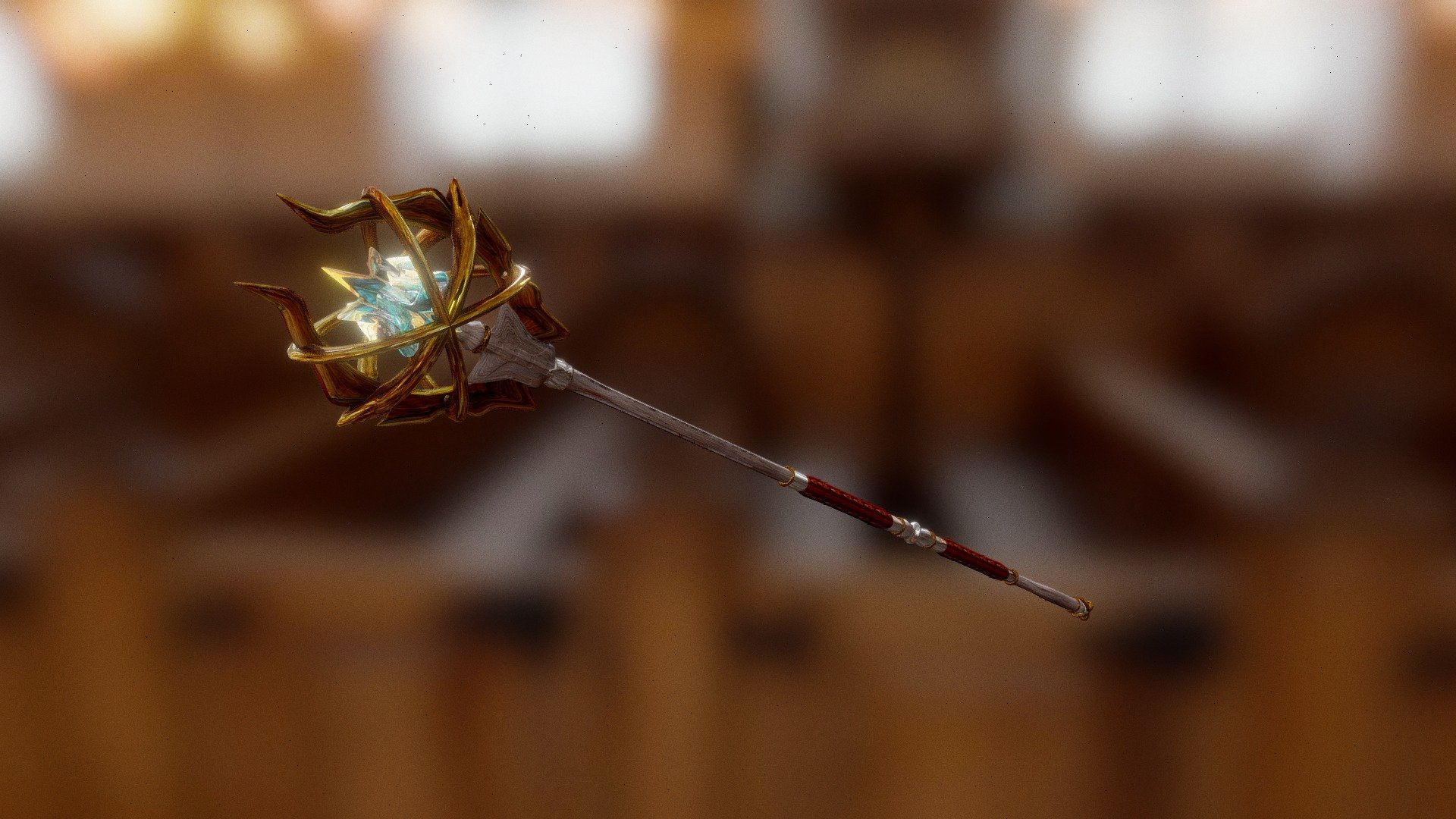 High Fantasy Regal Magic Staff - 3D model by Dilroop S. Gill ...