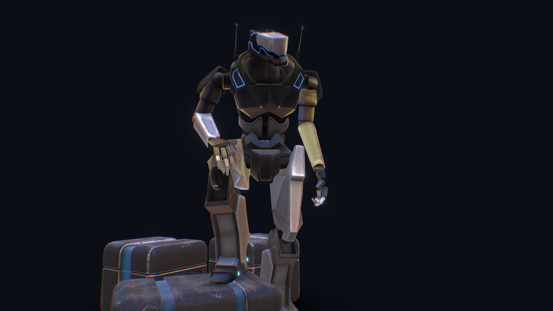 Big robot character - Buy Royalty Free 3D model by Georgia.Perry ...