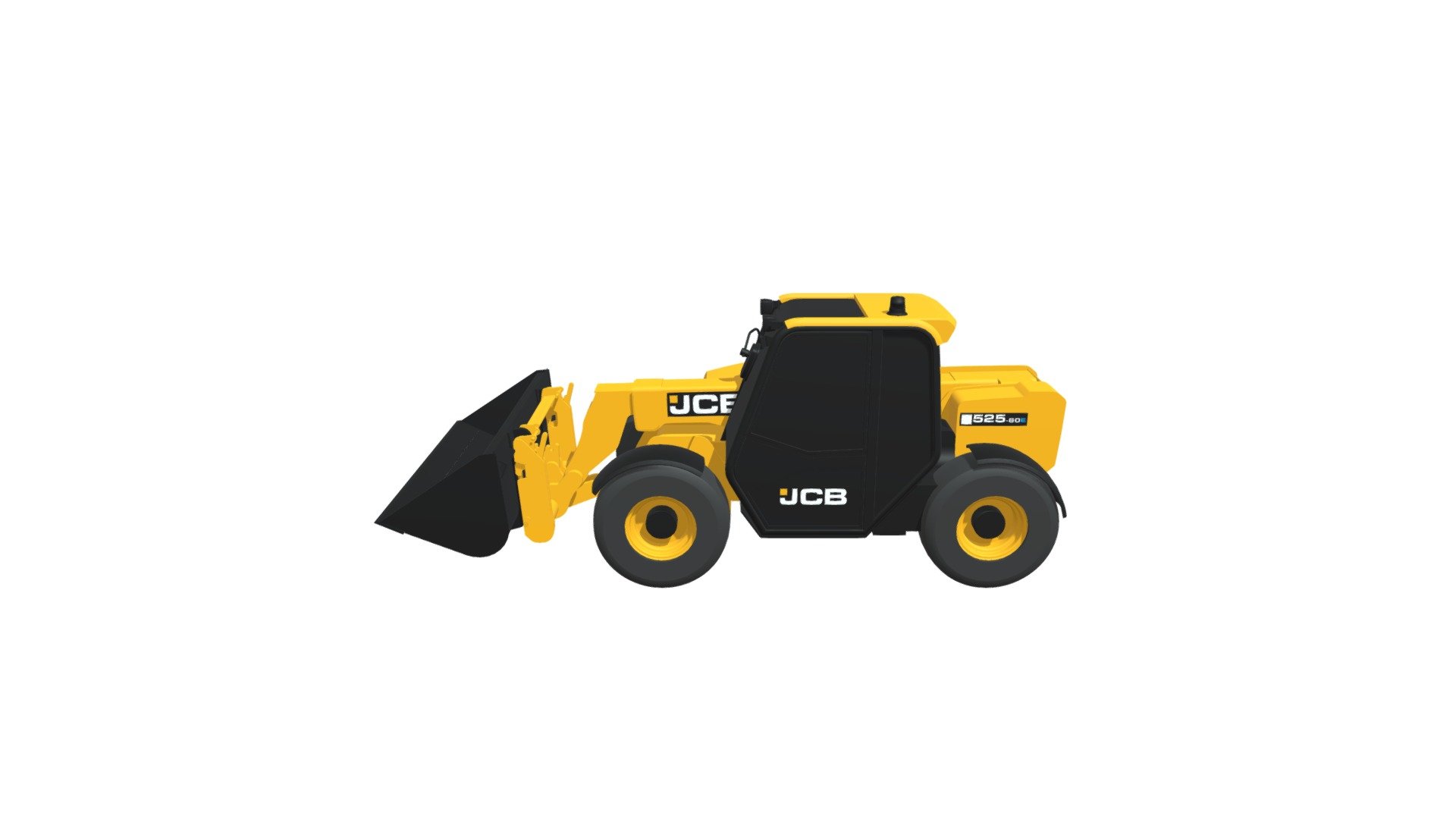 JCB LDL Telehandler (525-60E) - Bucket - 3D model by bimstore ...