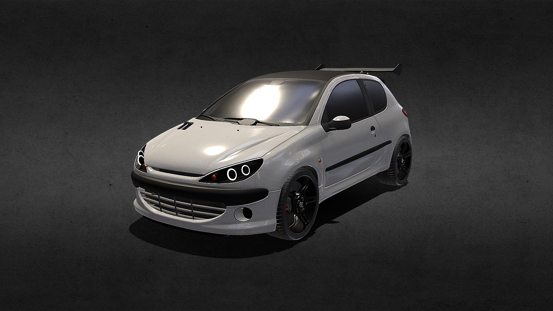 Peugeot 206 - Download Free 3D model by Alvier (@alieslami7878 ...