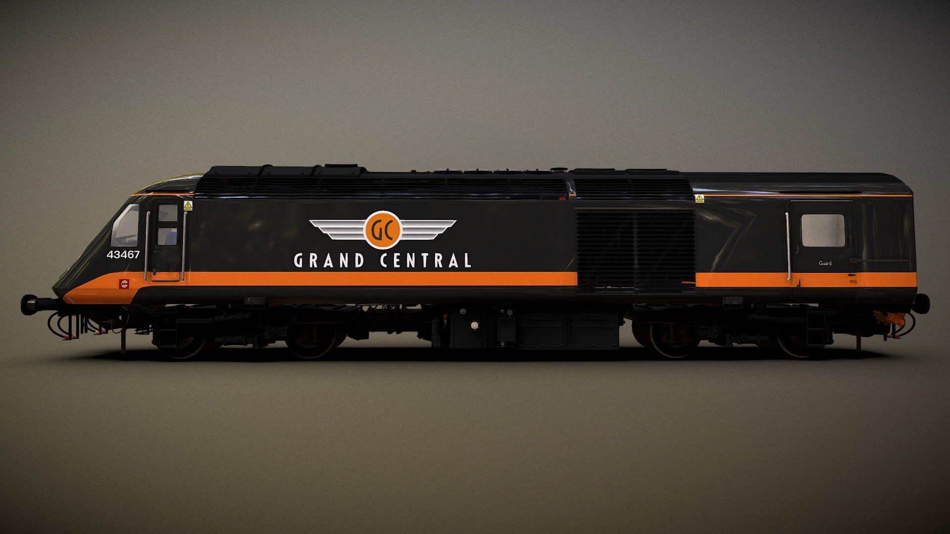 Train - Grand Central Class 43 - Download Free 3D model by timblewee ...