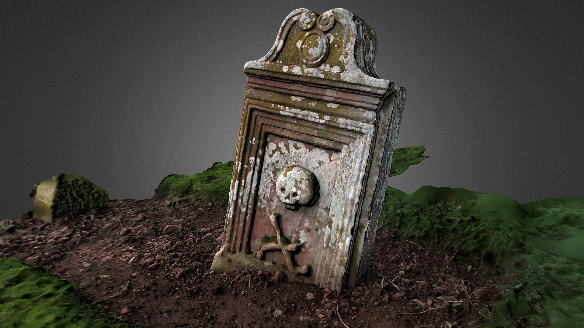 1745 gravestone Innerwick, Scotland - Download Free 3D model by Douglas ...