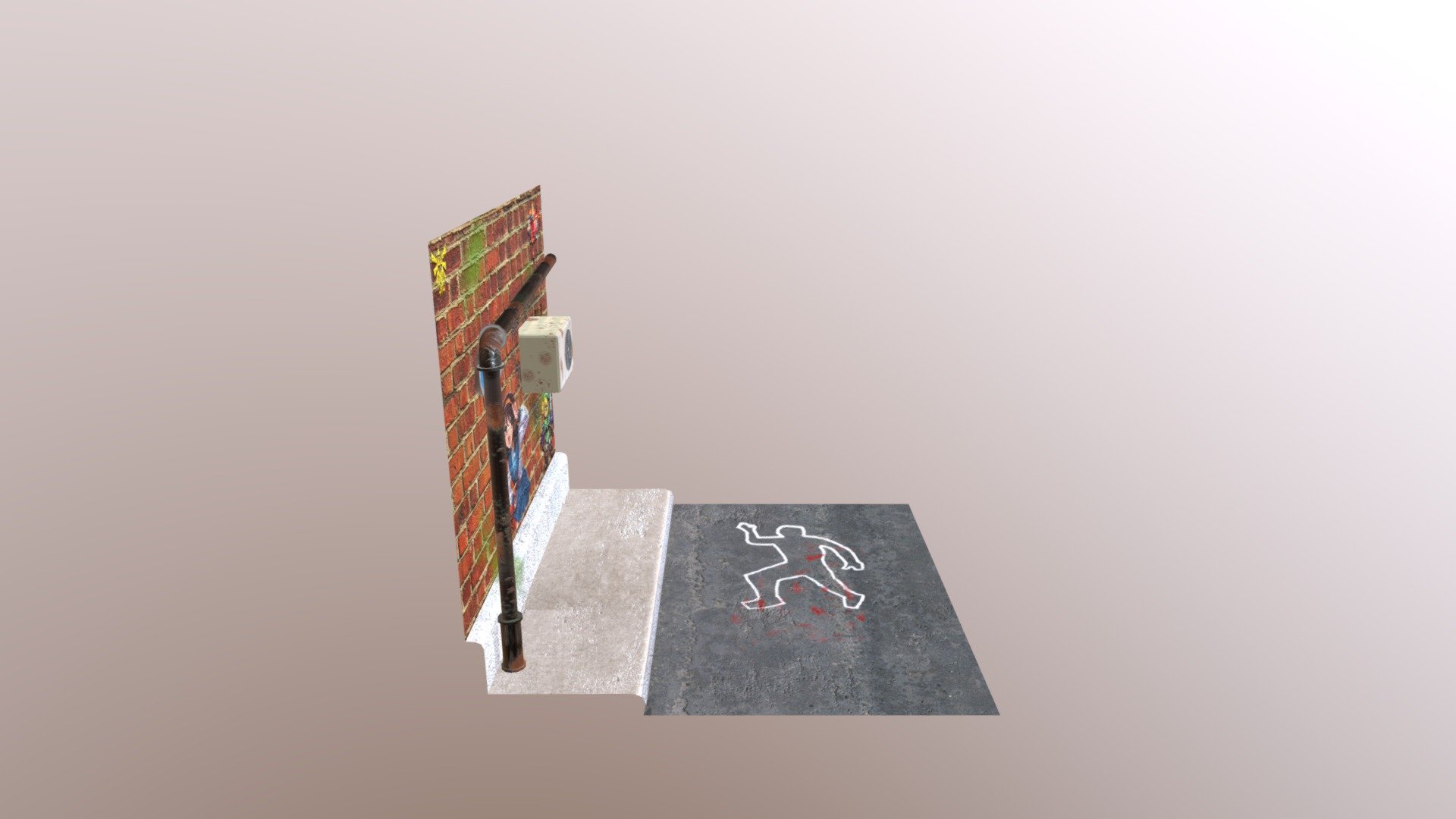 Alley - 3D model by JonatanF381 [dc279d9] - Sketchfab