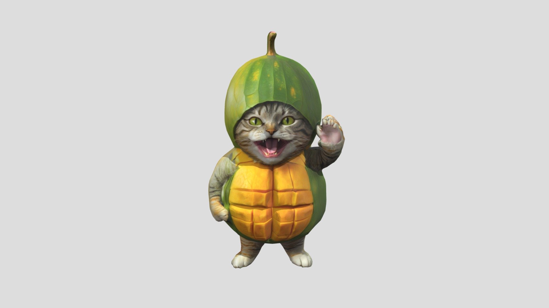 Mango Cat Delight - Download Free 3D model by djg.mine [dc27b4b ...