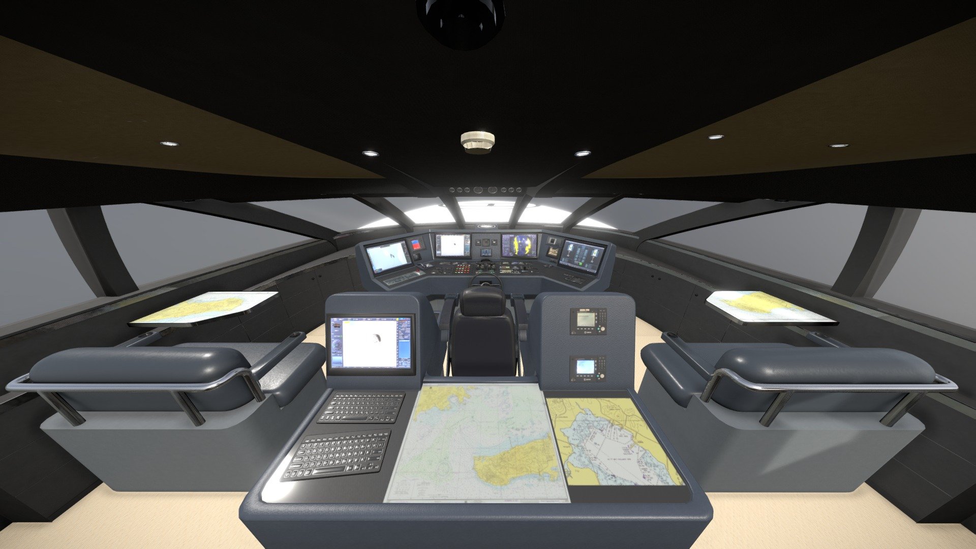 Dragonfly Yacht Wheelhouse - 3D model by Dreamsoft Innovations Private ...