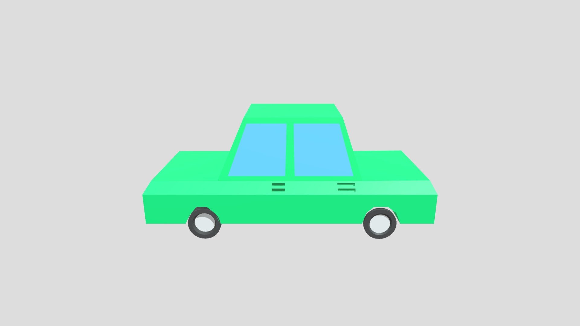 Green Car - Download Free 3D model by YanDalerT [dc28f2f] - Sketchfab