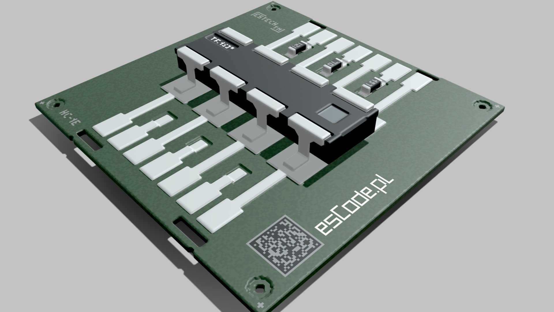 Voxel microchip ver.2.0 - 3D model by PeterEss [dc28f61] - Sketchfab