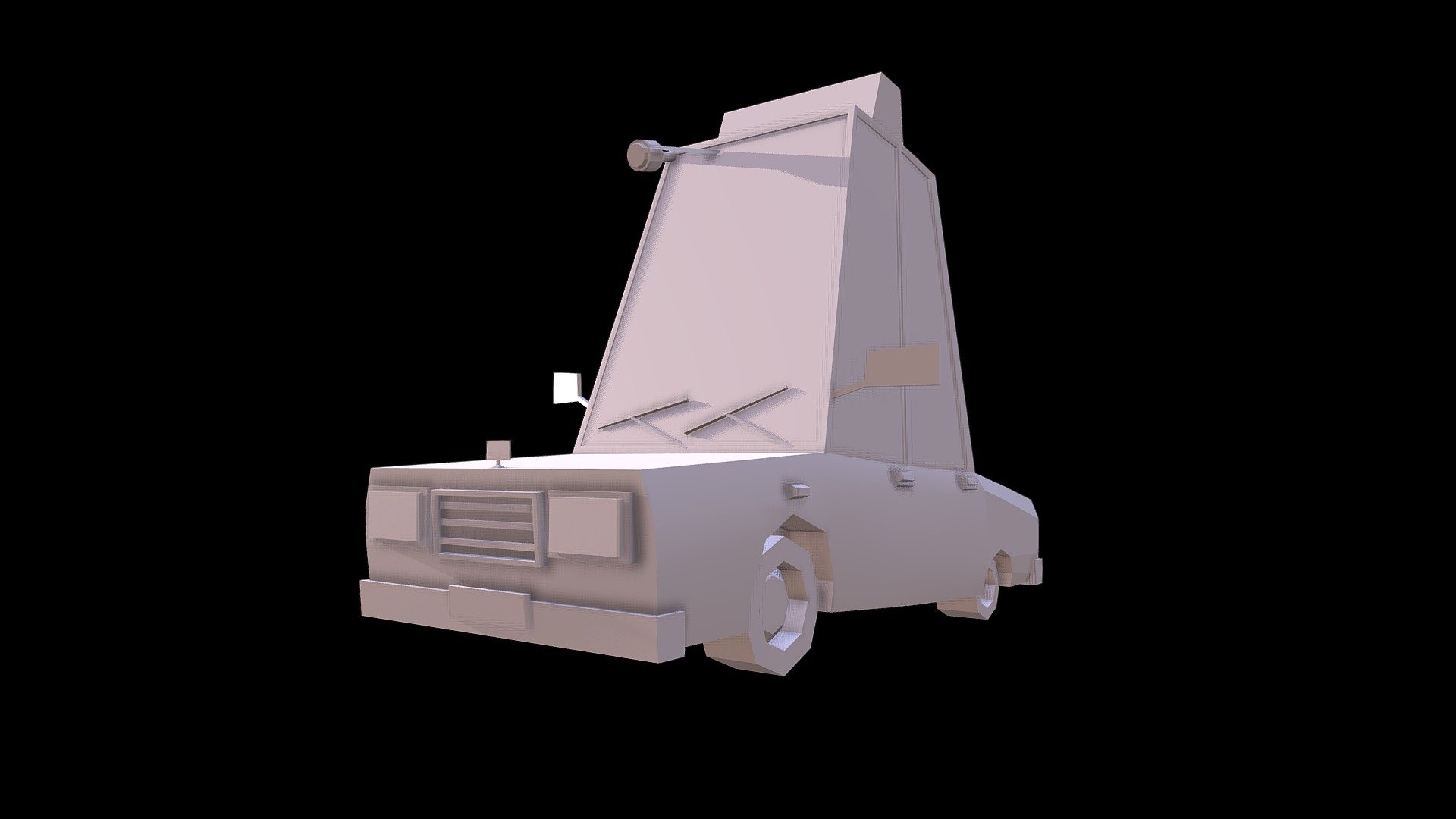 Low Poly Police Car - 3D model by Oliver Addison (@wizd0m-0wl) [dc2a77e ...