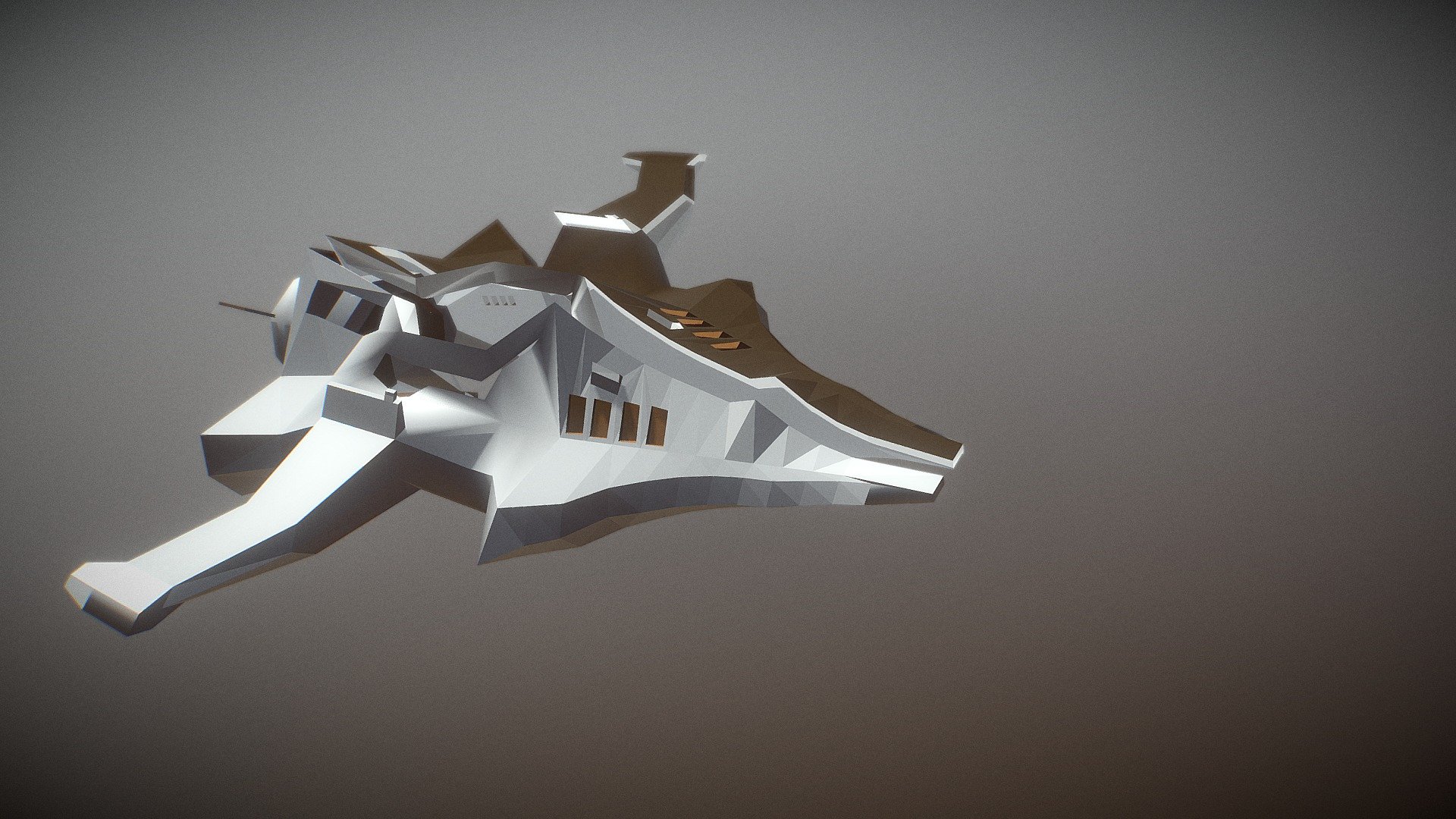 SPACESHIP - 3D model by FY (@uguuguFF) [dc2dced] - Sketchfab