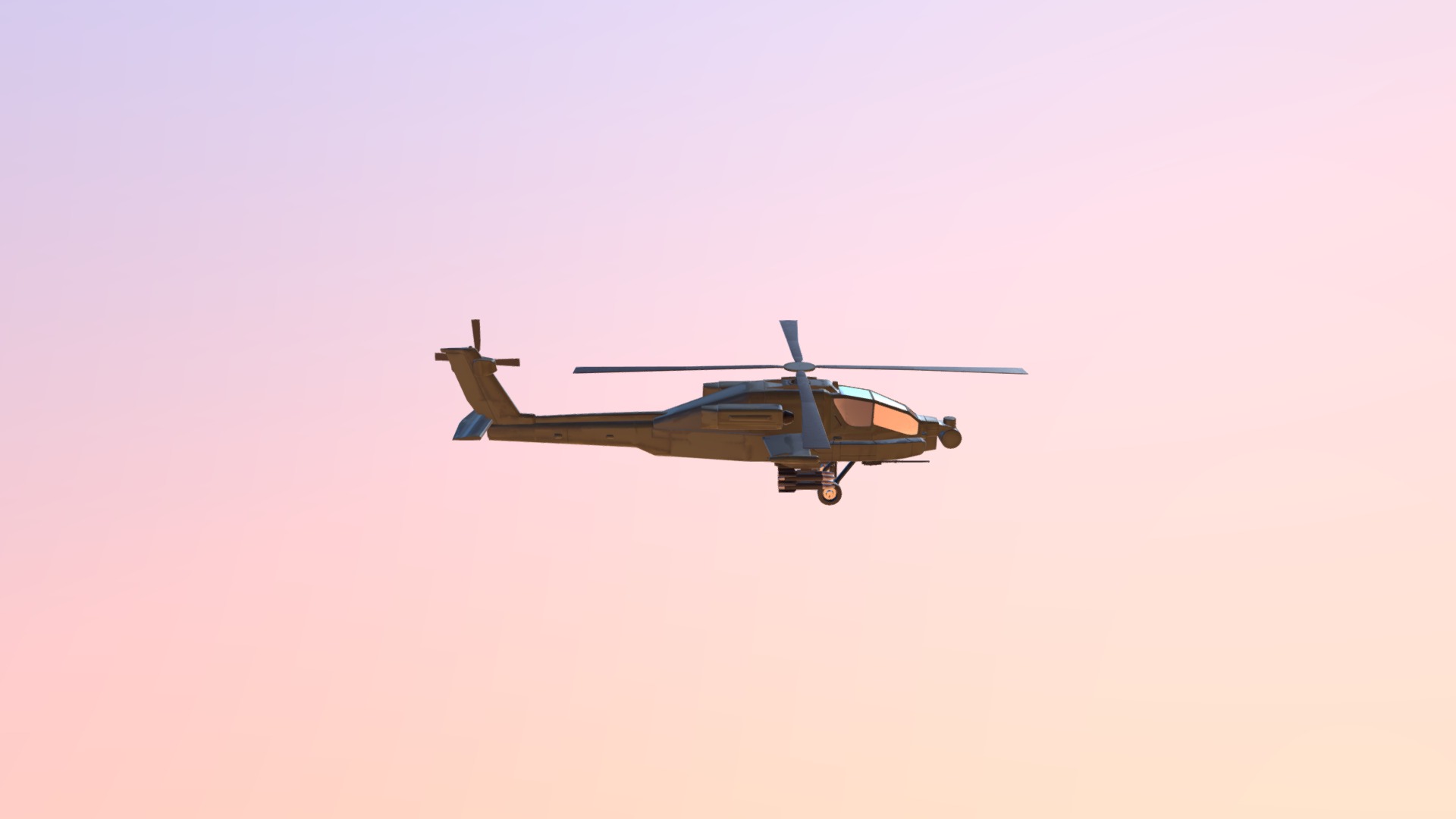 Apache Helicopter - 3D model by LucTrey [dc2e1f6] - Sketchfab