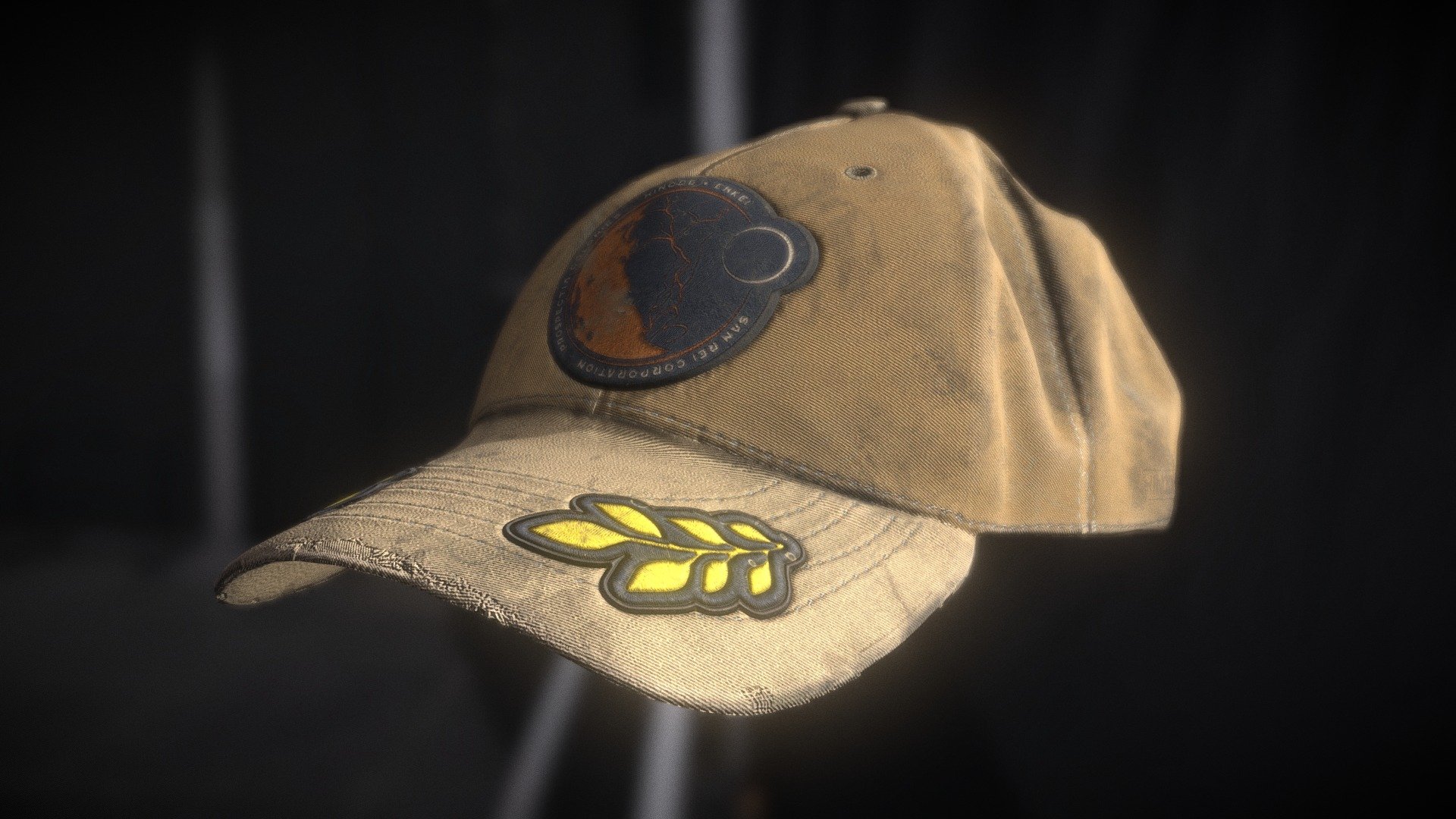 Worn Crew Hat - Download Free 3D model by Kami Rapacz (@kuroderuta ...