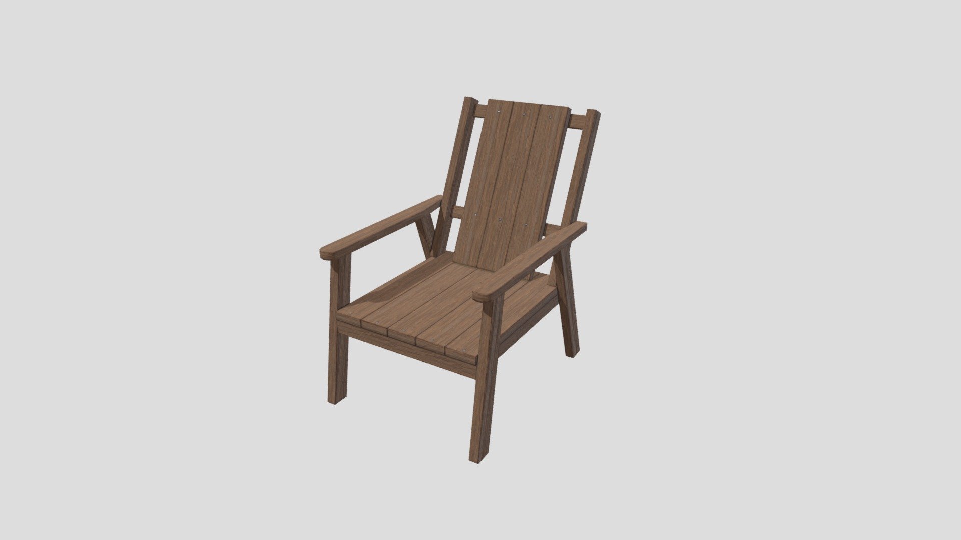 Wooden chair asset - 3D model by Mr_Buongiorno (@anthonyk532) [dc3075c ...