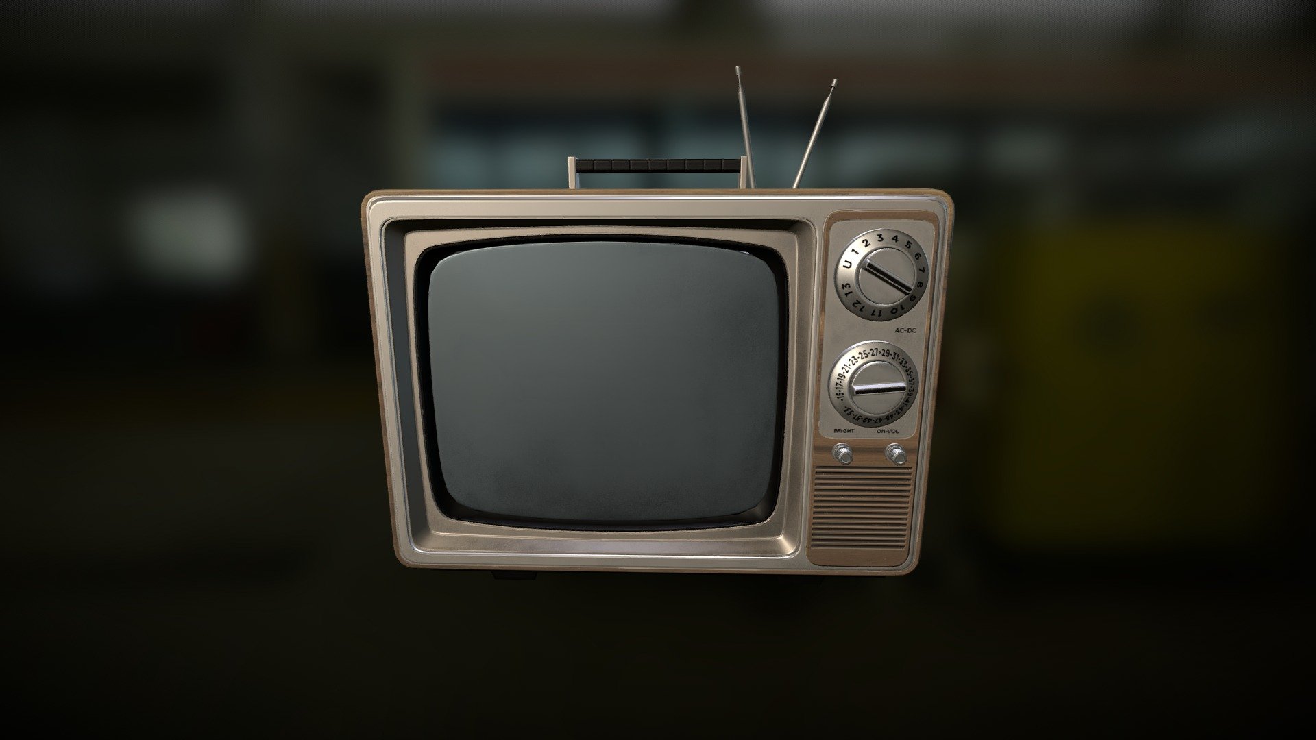 Old TV - 3D model by lucasvargas [dc33b04] - Sketchfab