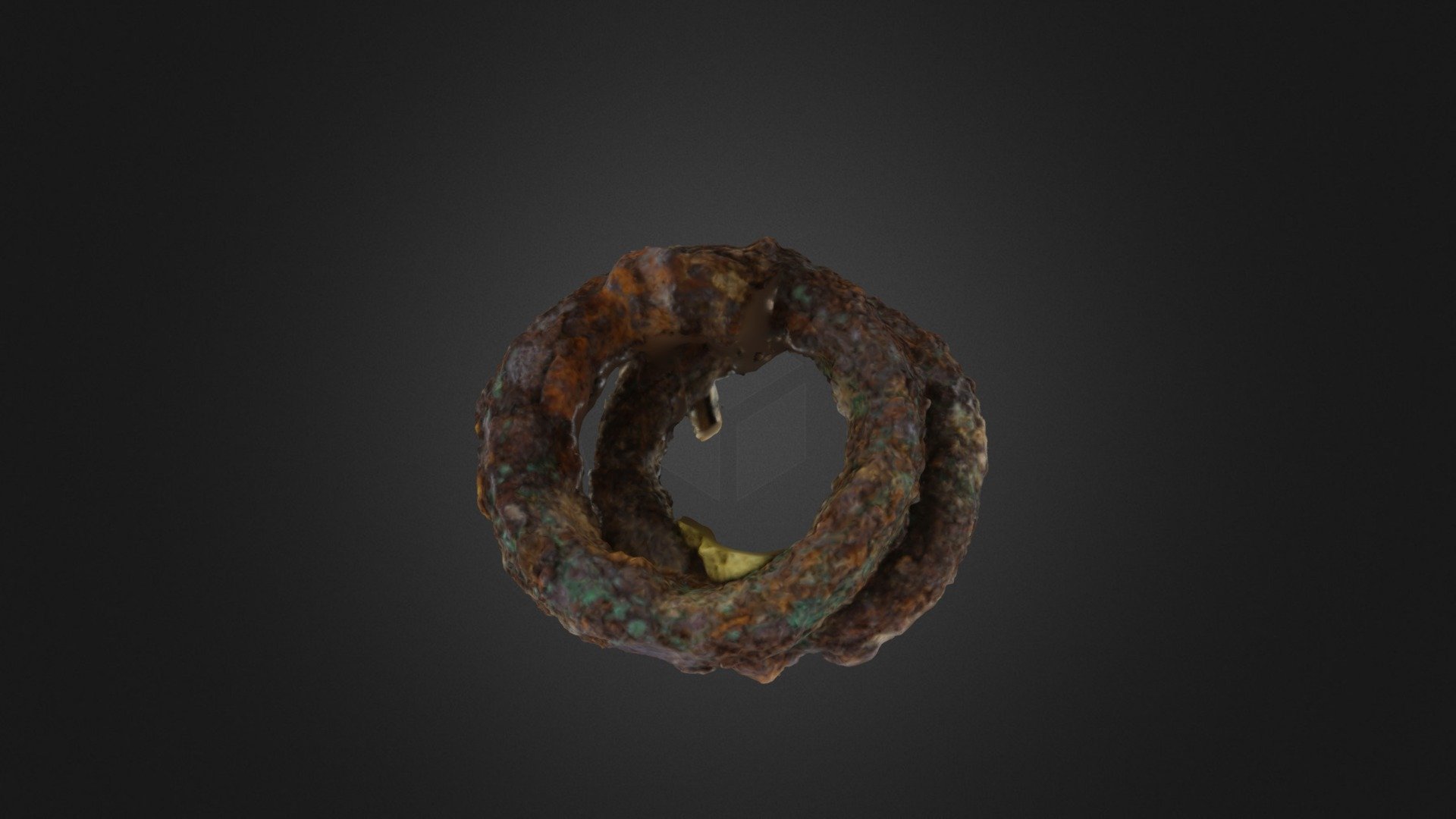 Two bimetallic rings - 3D model by Iron Age Southeast Age in 3D ...