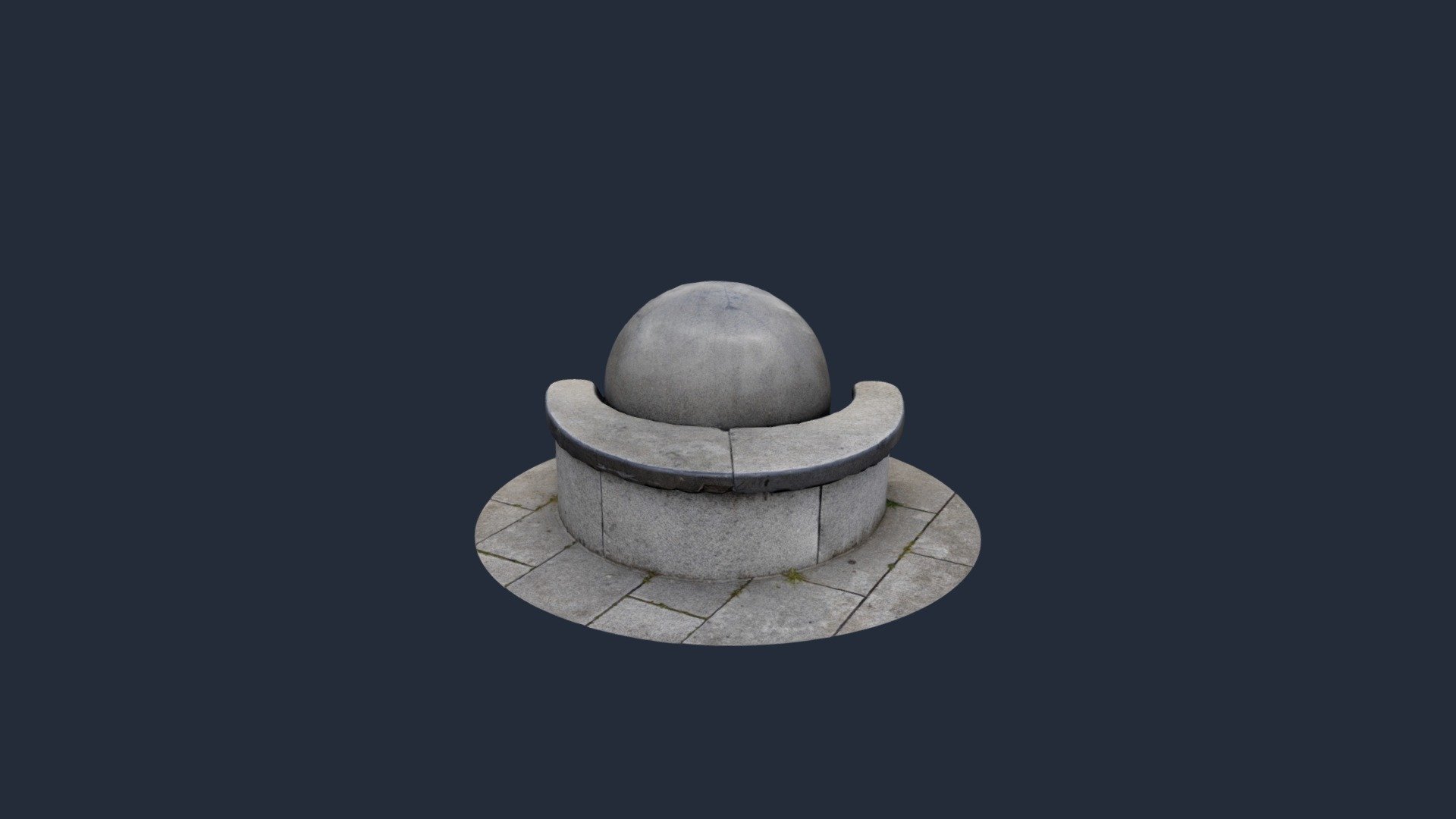Stone Art Bench - Download Free 3D model by 3DLandskap.no (@3dlandskap ...