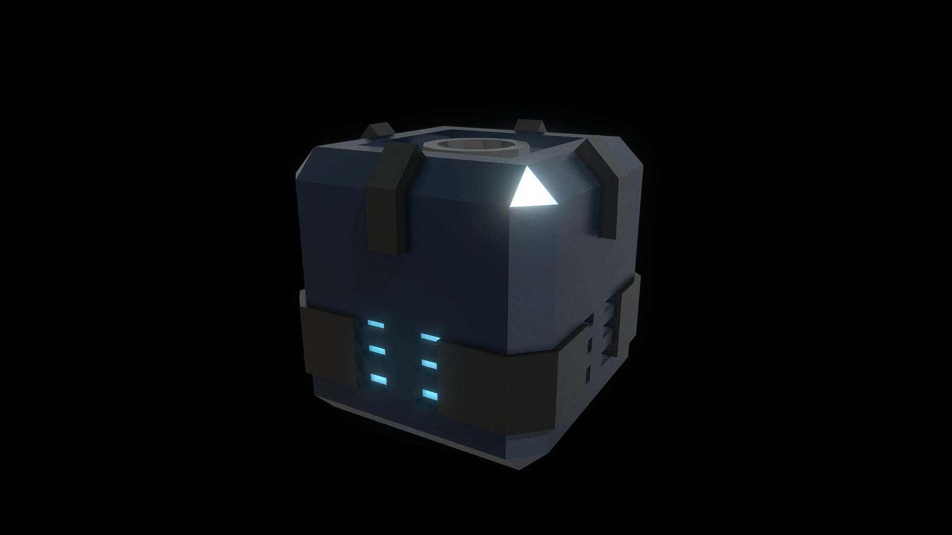 Futuristic Crate - 3D model by Frostt (@mohit.verma) [dc3873e] - Sketchfab