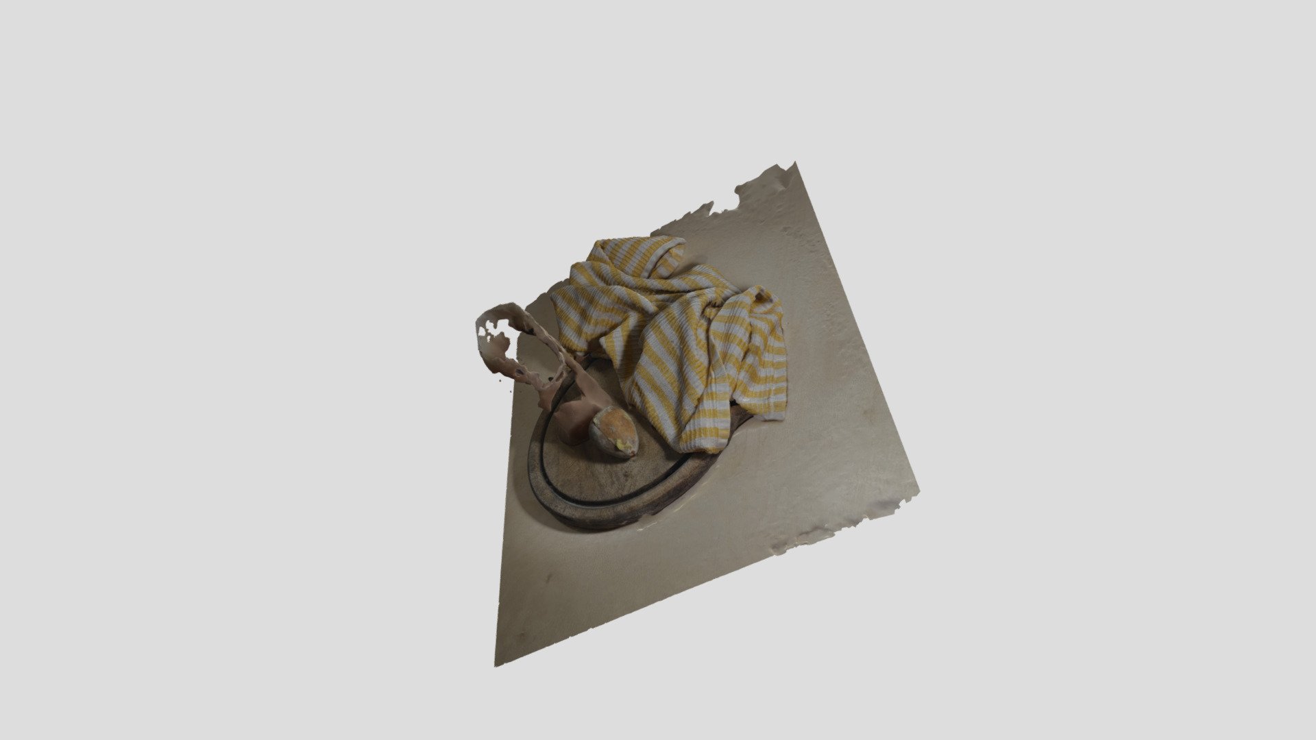 // Towel , Avocado , Distorted Candle // - 3D model by Yoav.Shayovitz ...