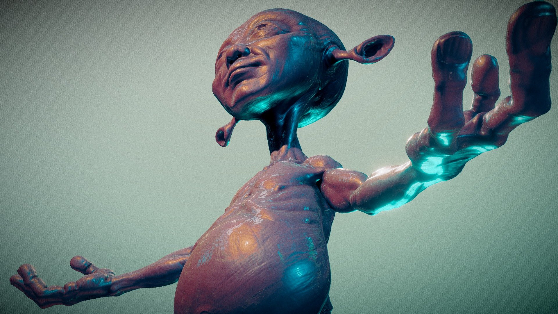 Little Alien (High Poly) - Buy Royalty Free 3D model by blocula ...